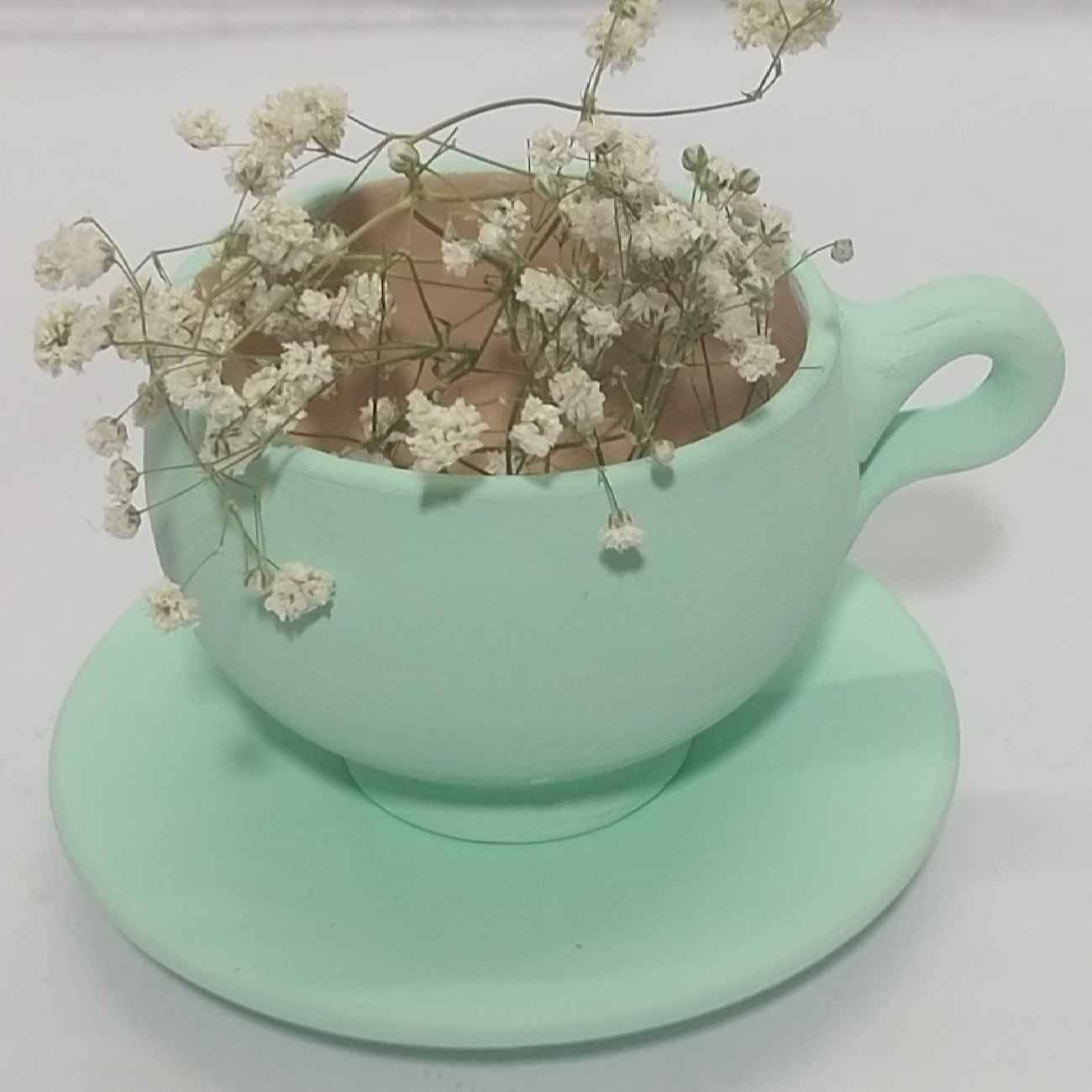 Persian Handcraft Pottery Teacup & Saucer for a Cozy Tea-Drinking ...