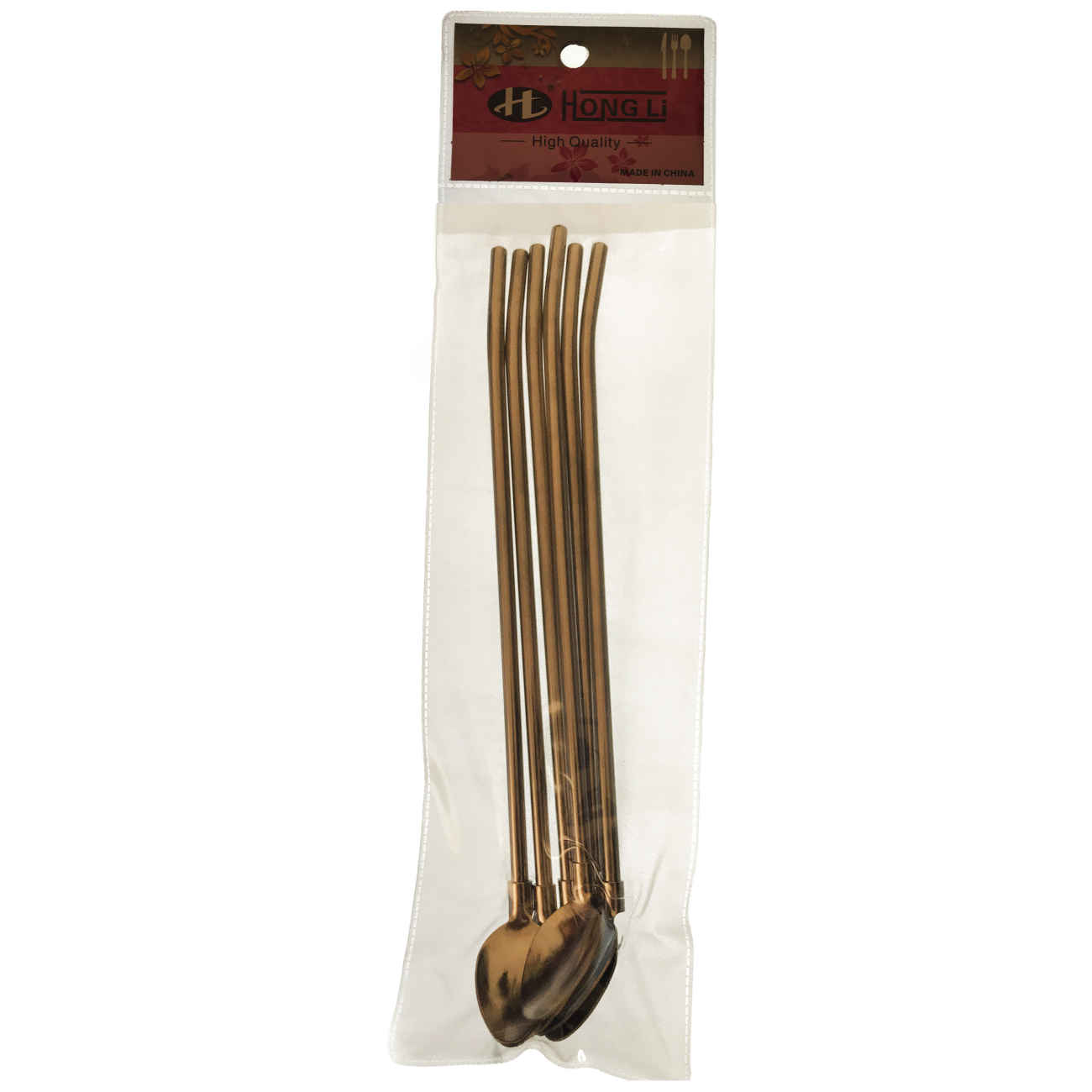 Steel Bar Spoon Perfect for Crafting Smooth, Well-Mixed Drink Pack of 6 ...