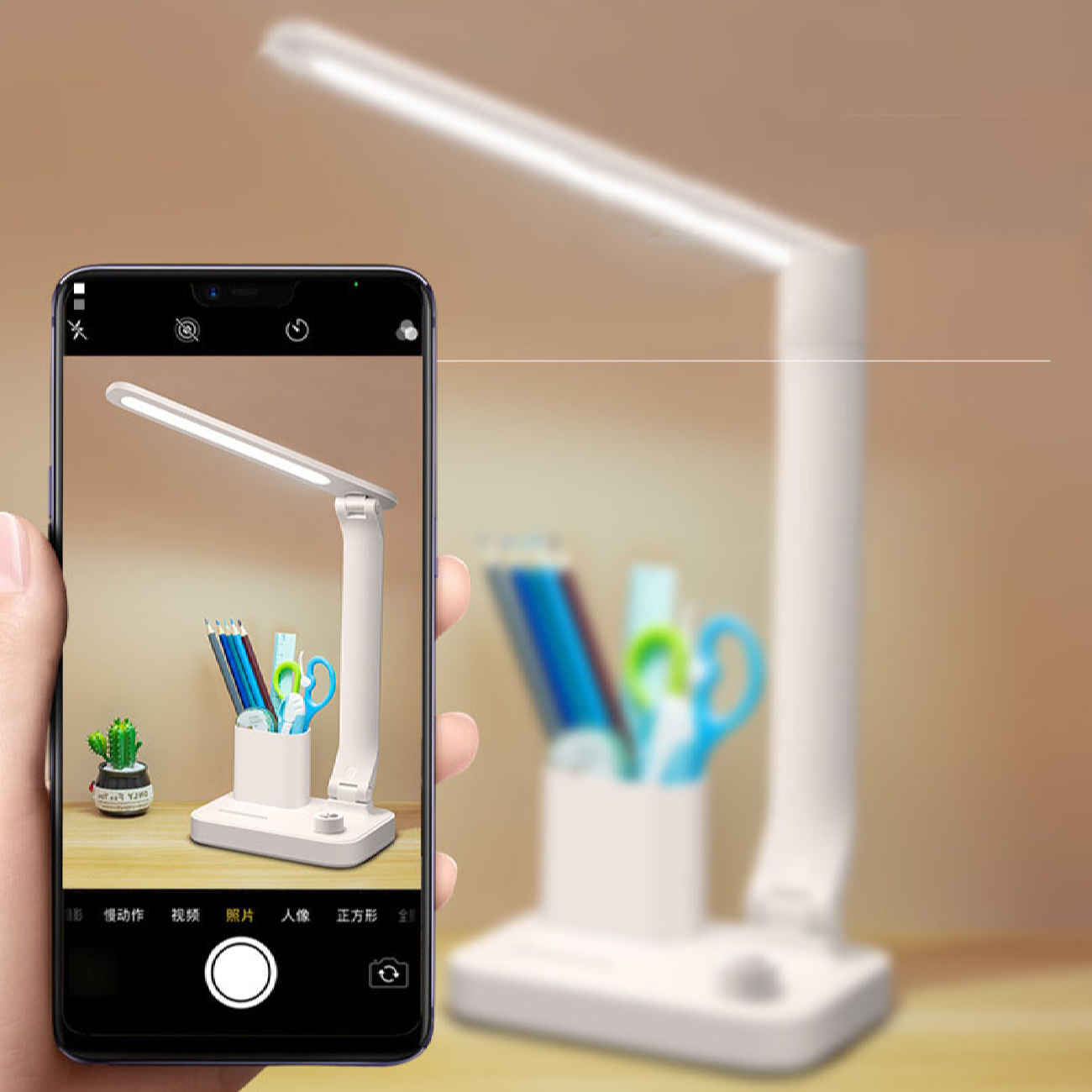 Desk Lamp With Organizer – Light, Storage Perfect for Your Office or ...