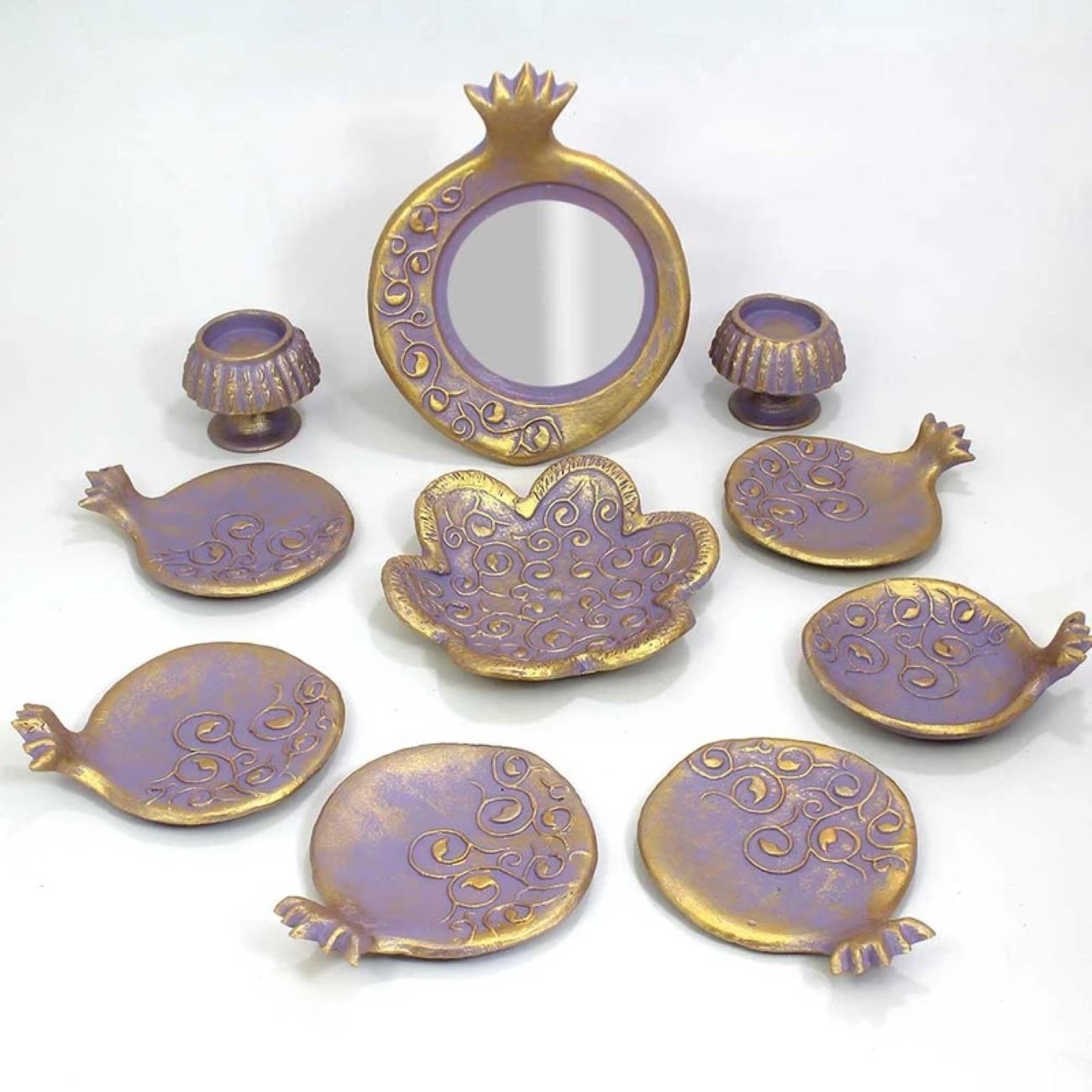 Haft Seen - Suitable for Persian New Year Anar Design Set of 10 ...