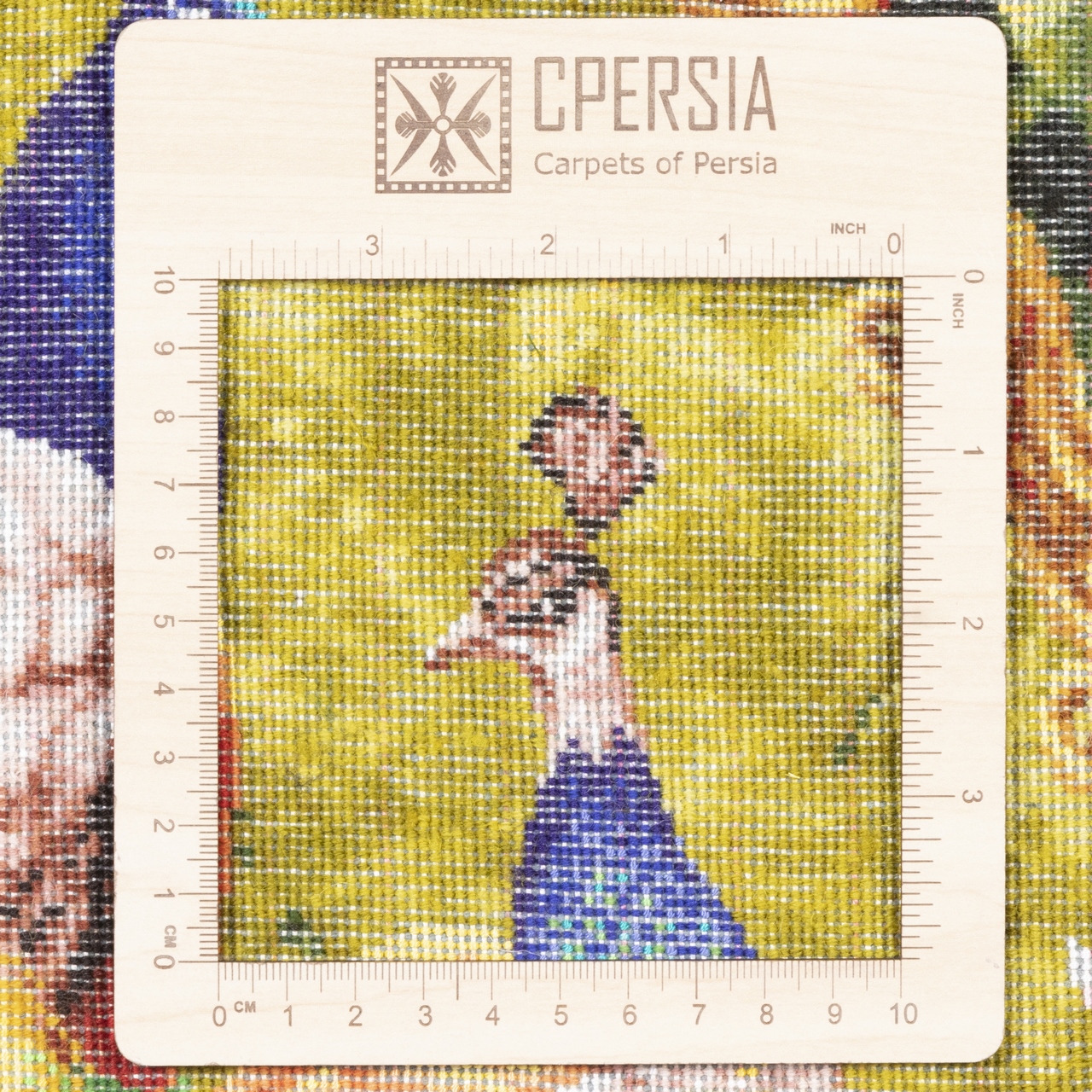 Hand-Knotted Persian Pictorial Rug from Tabriz – Stunning Peacocks ...