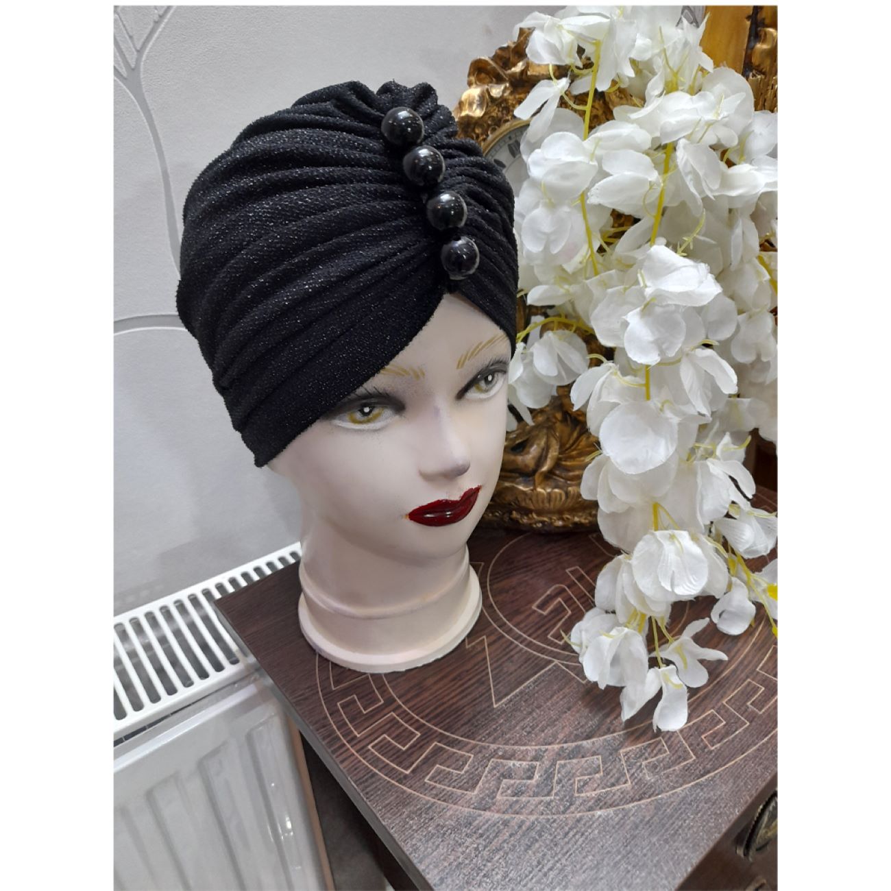 Turban in Pearl Design Elegant and Versatile for Every Occasion ...
