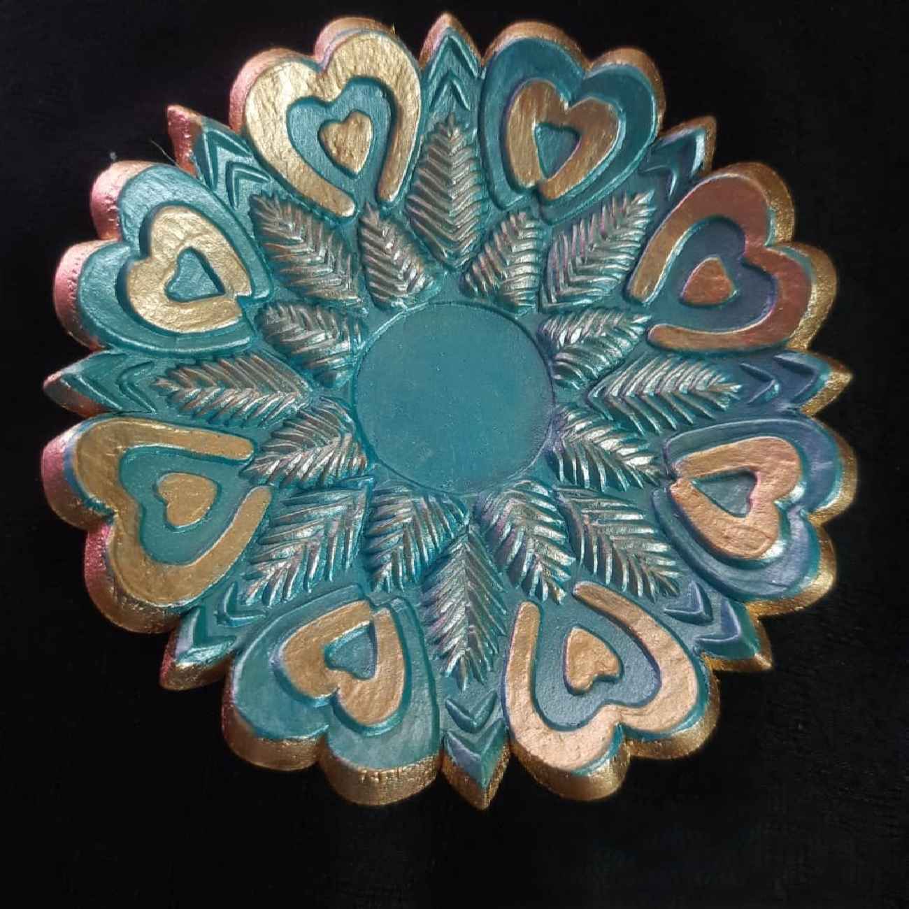 Pottery Haft Seen - Suitable for Persian New Year with Flower & Heart ...