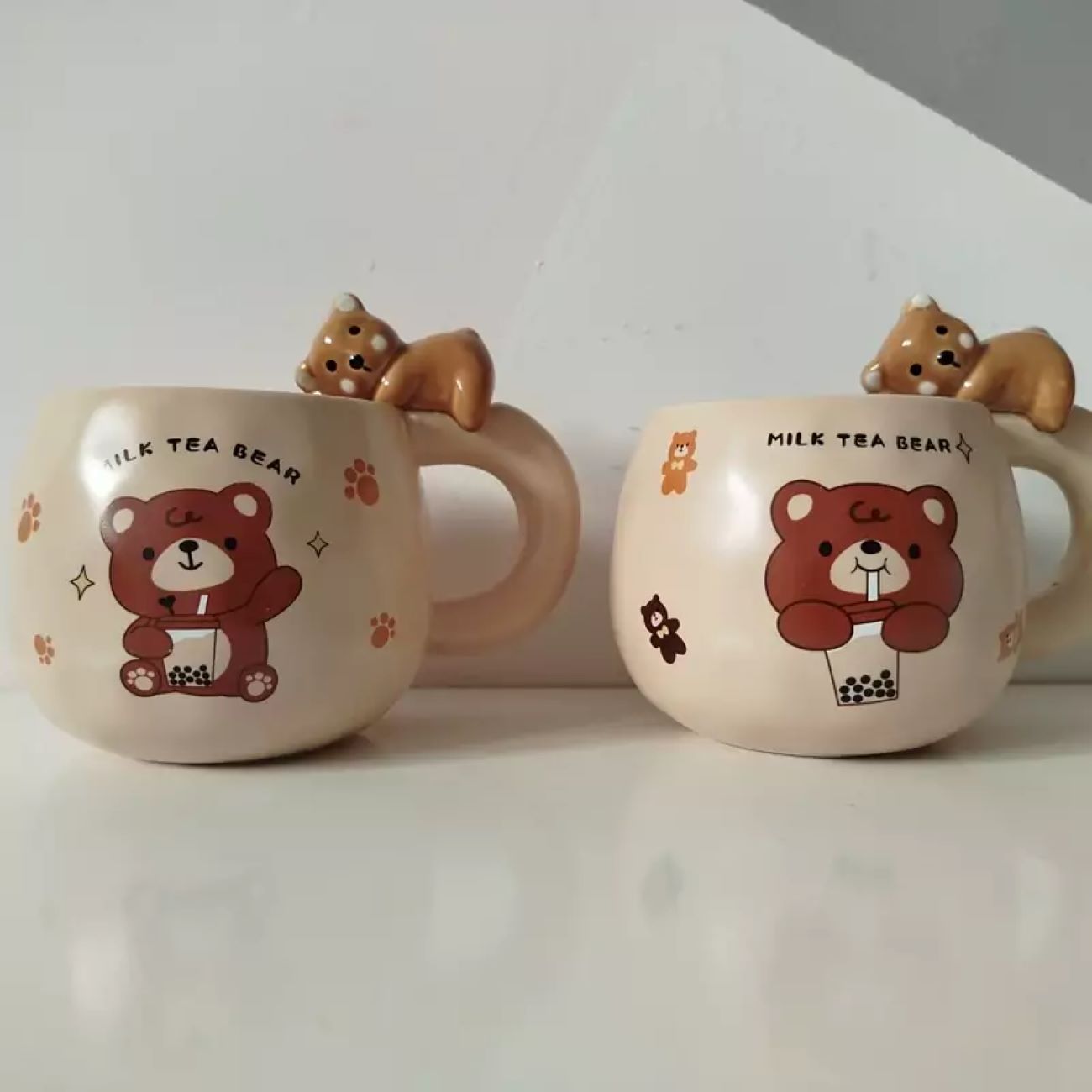 Adorable Fantasy Ceramic Teddy Bear Mug A Cute and Cozy Sip with a ...