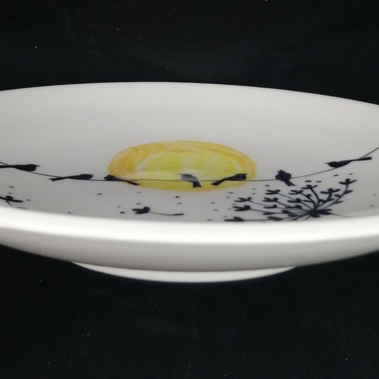 Ceramic Dinnerware Plate - Dandelion Pattern, Artistic and Versatile ...