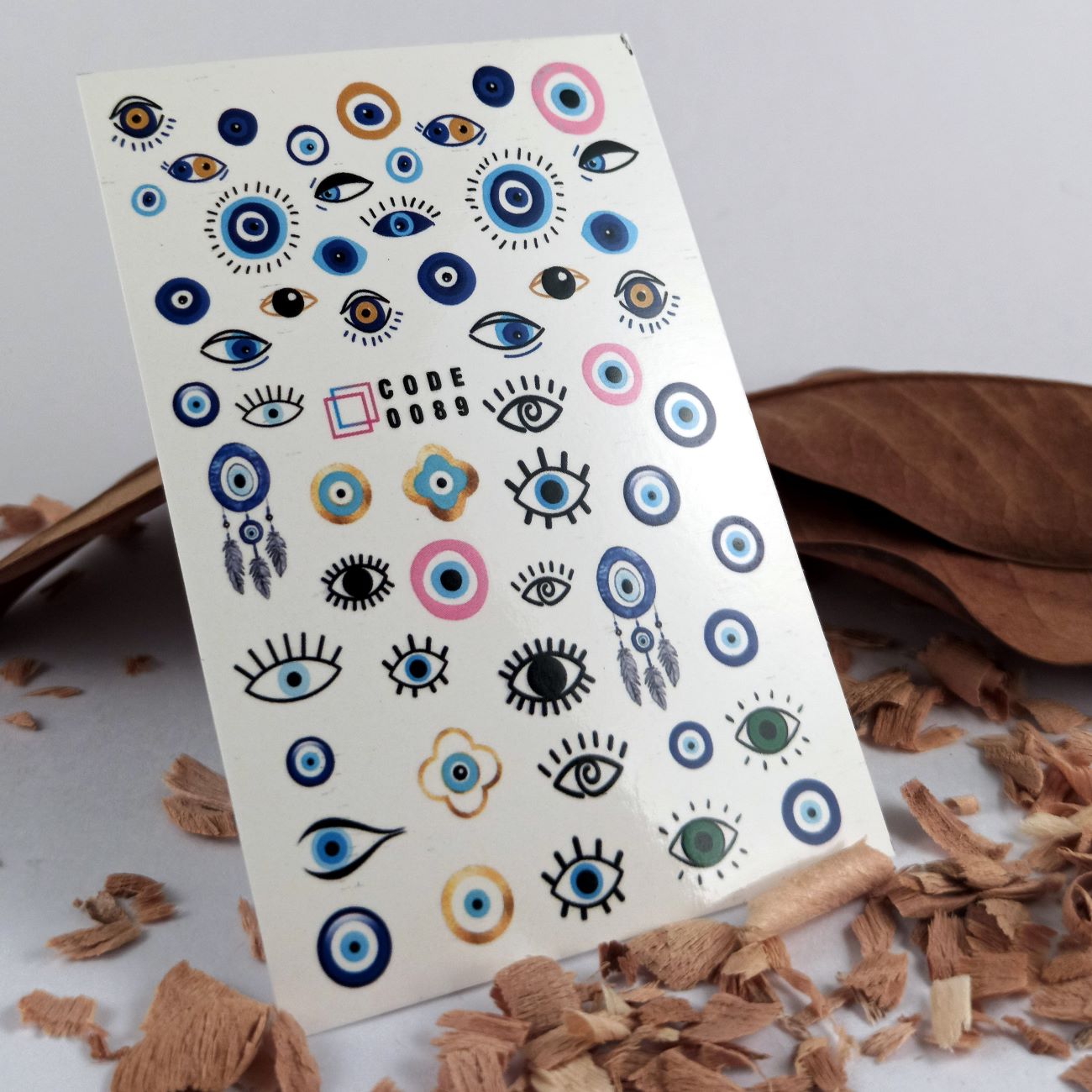Evil Eye Nail Stickers Fashionable Designs for Strength, Protection ...