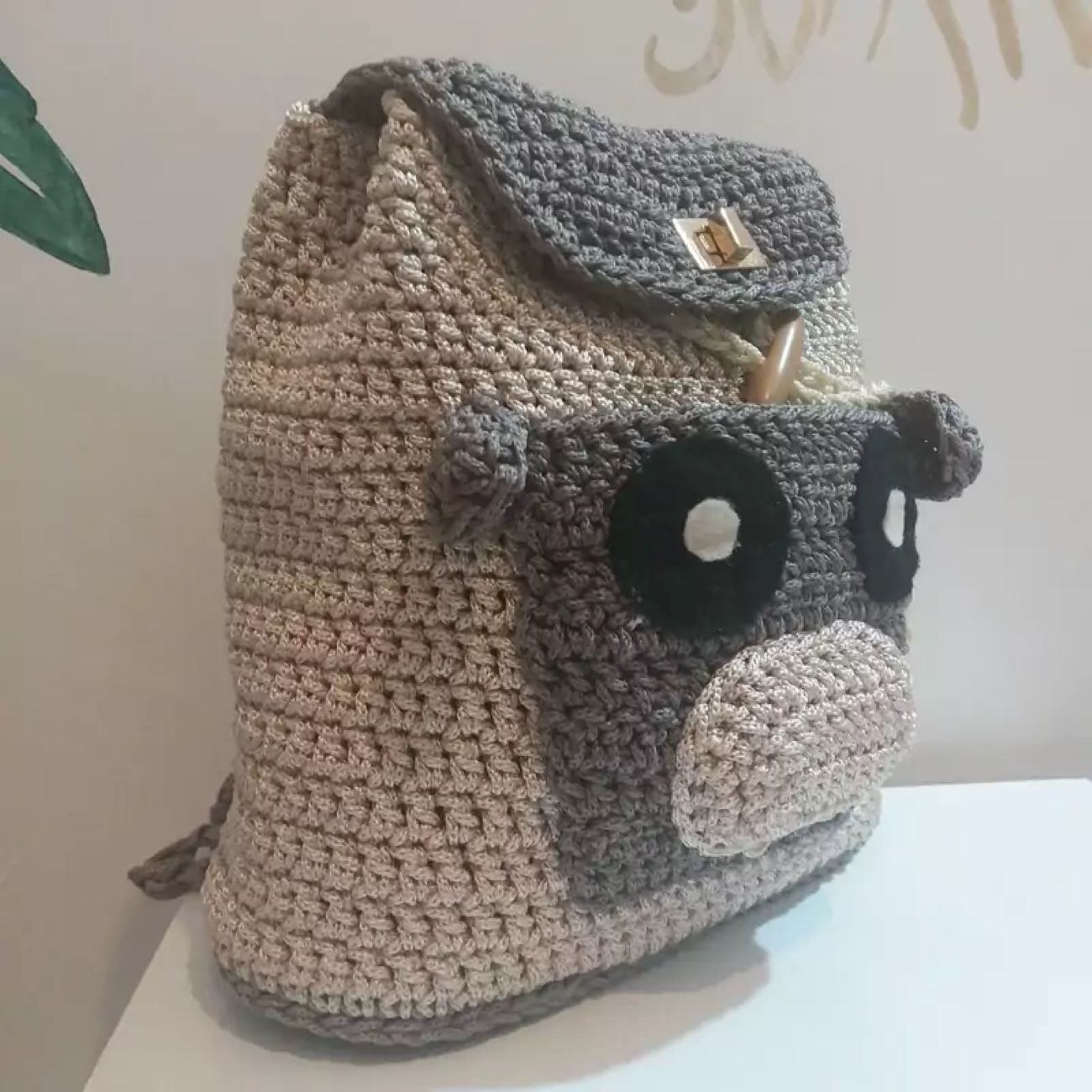 Handmade Crochet Kids Backpack Cartoon Design - Cute & Stylish Bag ...