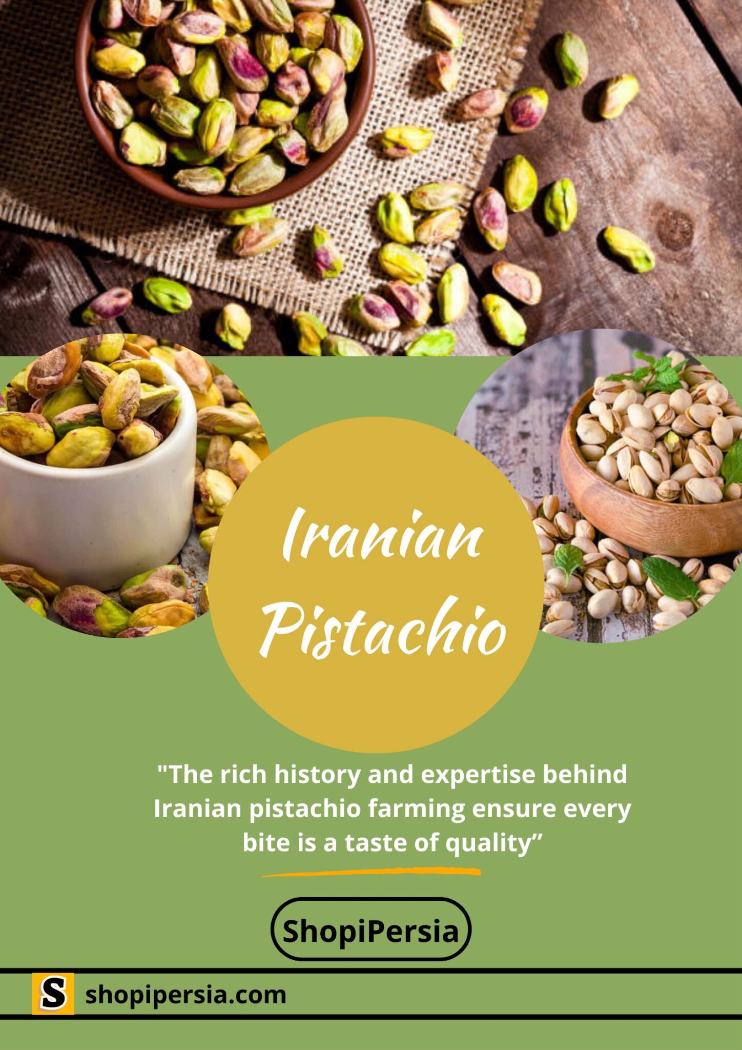 Shelled Salted Persian Pistachios - Ahmad Aghaei Variety 1600 grams ...