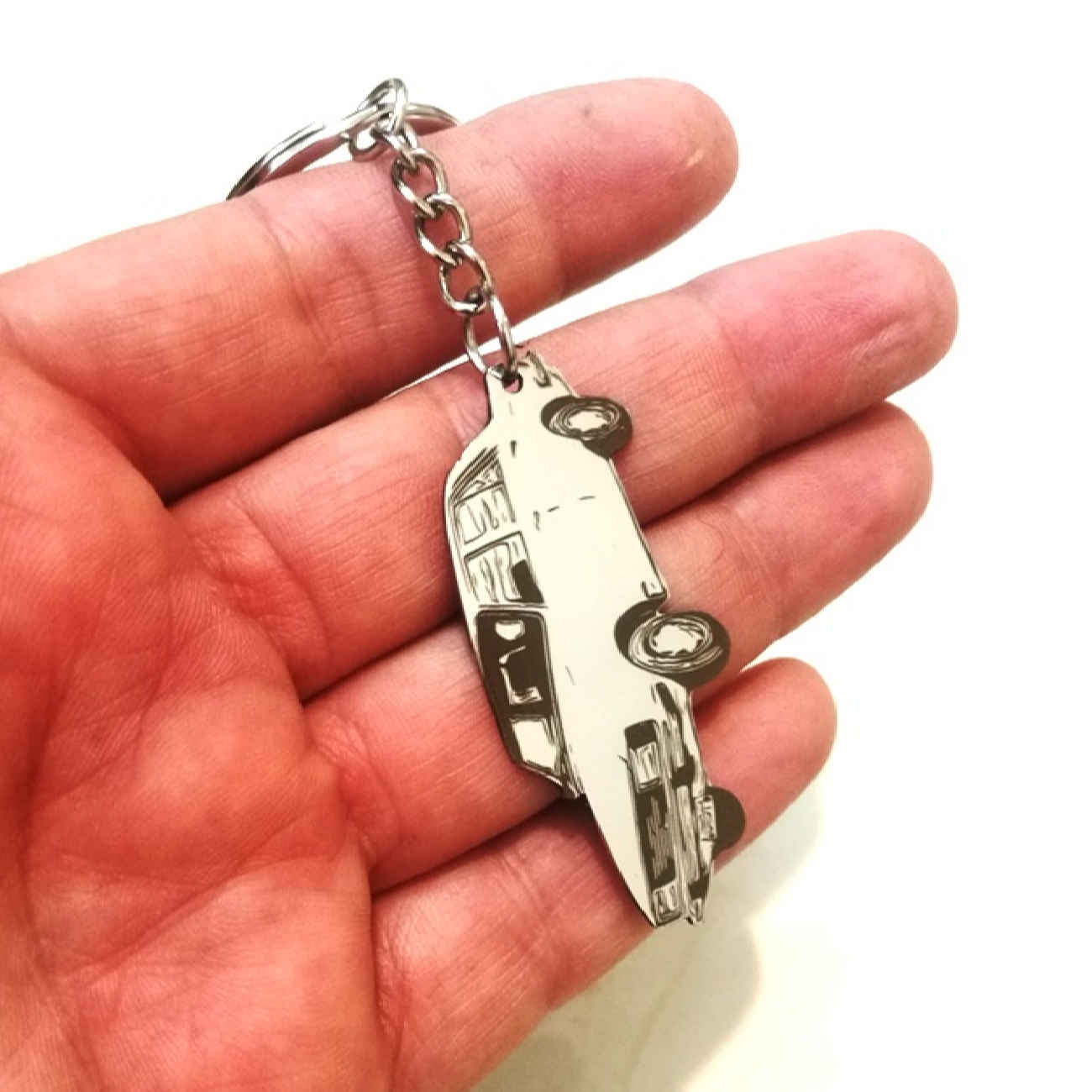 Keychain Car Model Perfect for Collector with Paykan Design in White ...