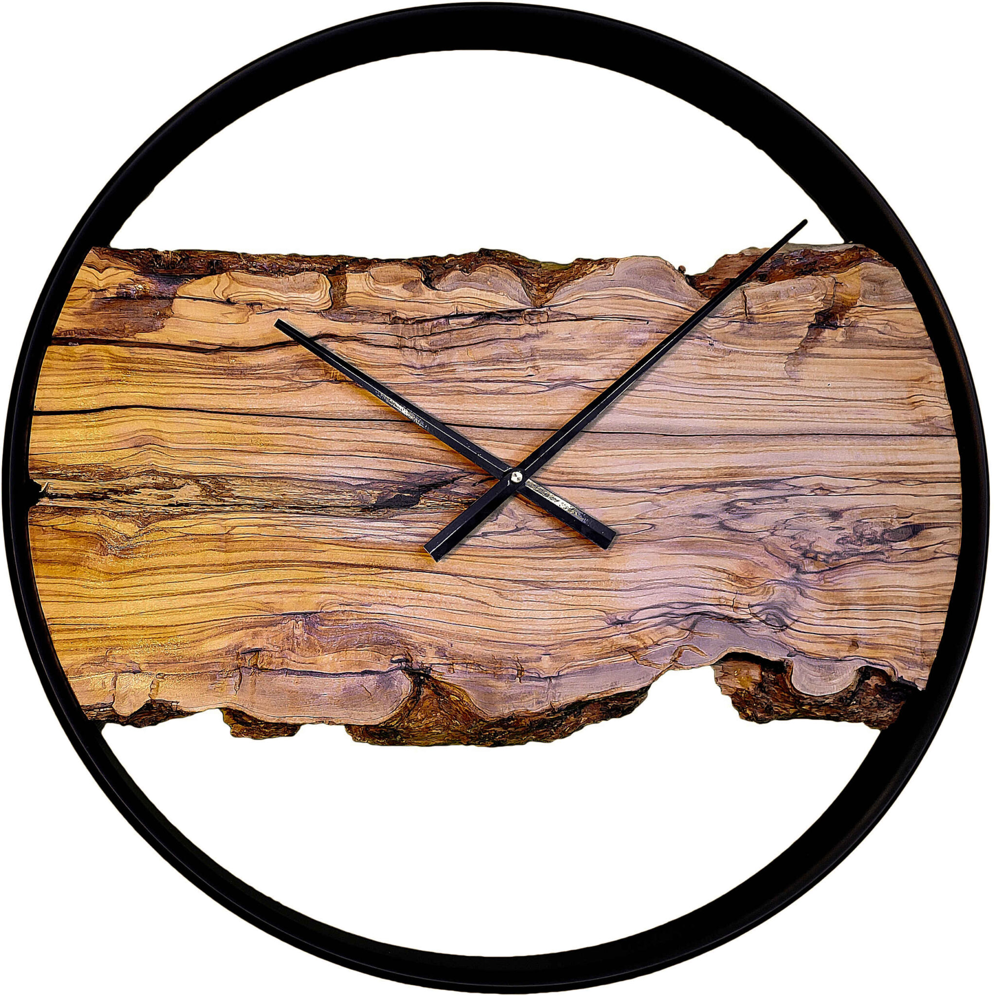 Rustic Wooden Wall Clock Handcrafted Eco-Friendly Wall Art for Any Room ...