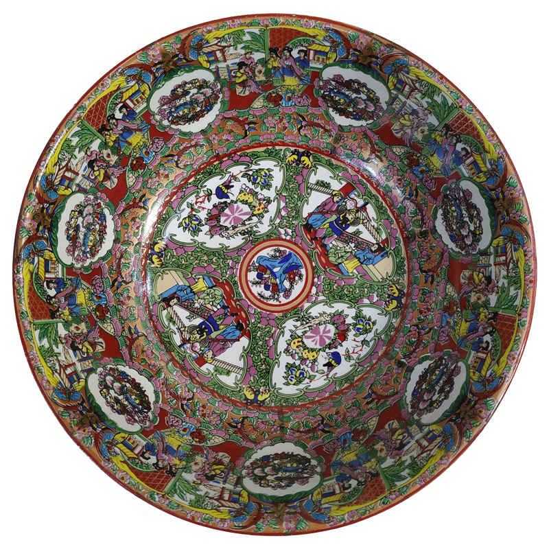 Porcelain Bowl and Plate Set with Floral & Bird Design - Microwave ...