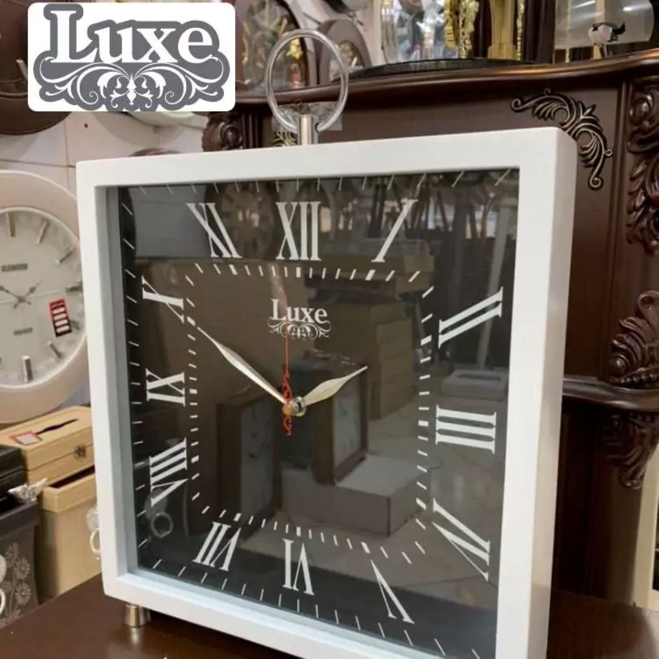 Wooden Desk Clock – A Unique Handcrafted Accent for Your Office or Home ...