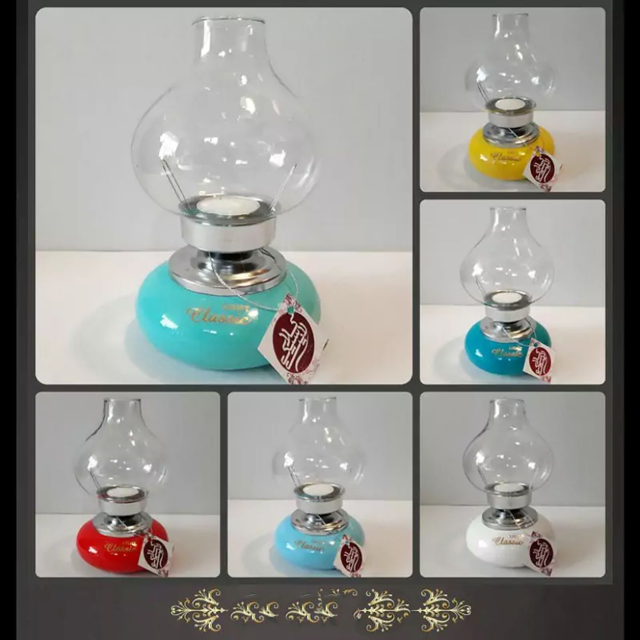 Ceramic Candle Holder – Traditional Oil Lamp Style - ShopiPersia