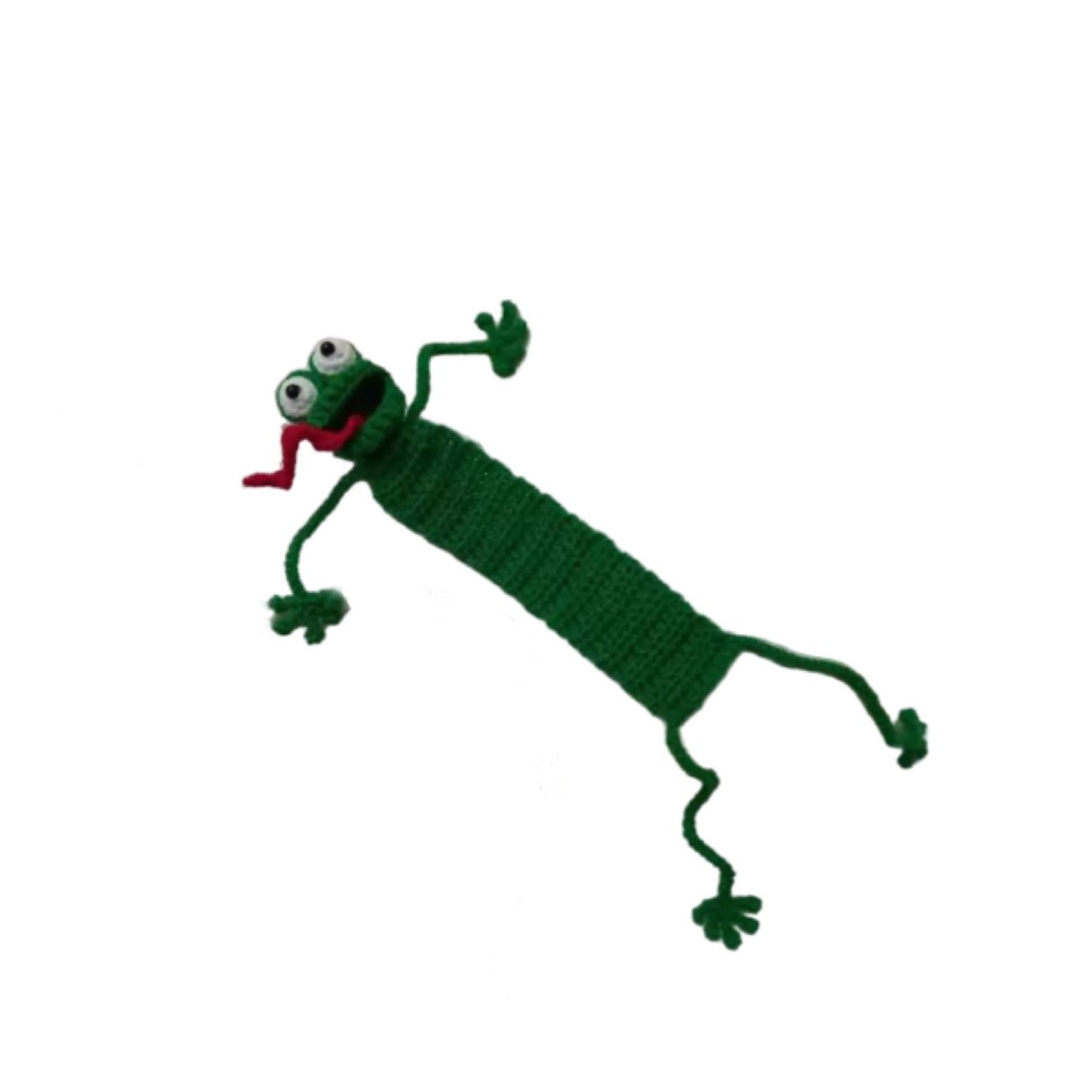 Crochet Bookmark – Handcrafted Frog for Your Favorite Books ( Set of 2 ...