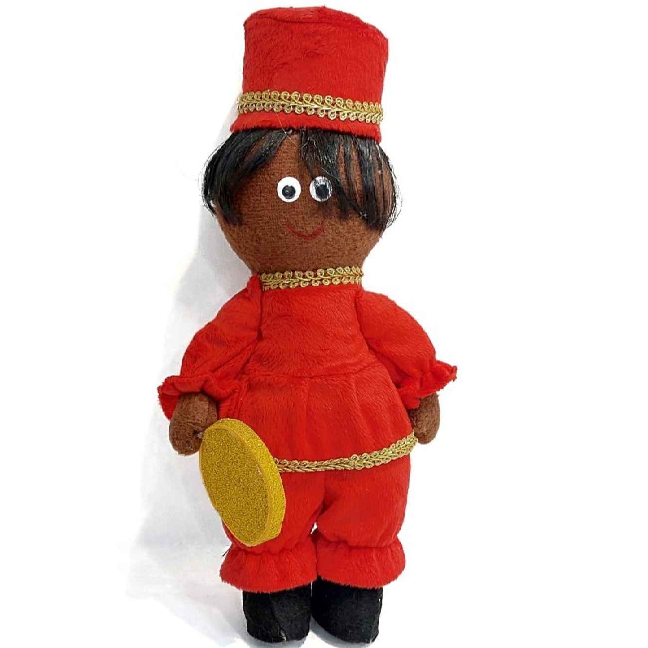Handmade Haji Firuz Rag Doll - Traditional Red Plush Toy - ShopiPersia