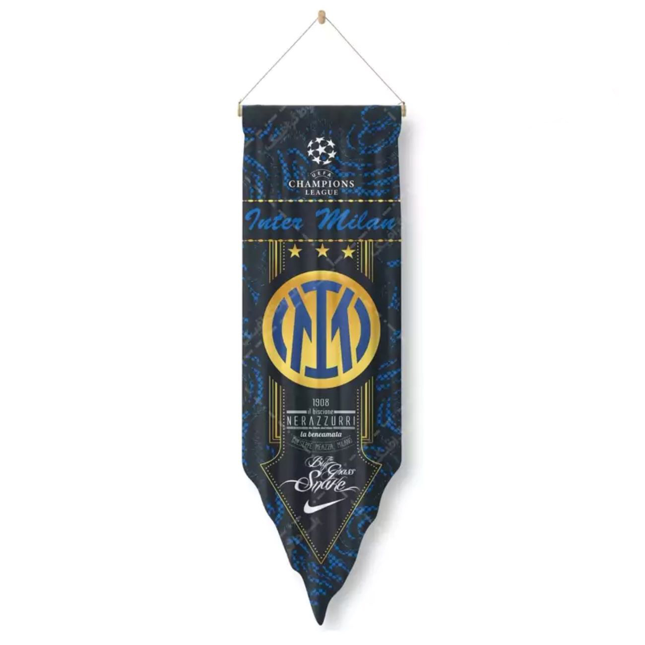 Inter Milan FC Fan Wall Flag – Custom Personalized Design for Sports ...