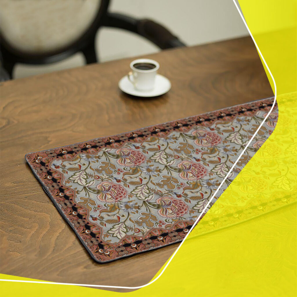 Persian Elegance Velvet Table Runner Model Shima - ShopiPersia