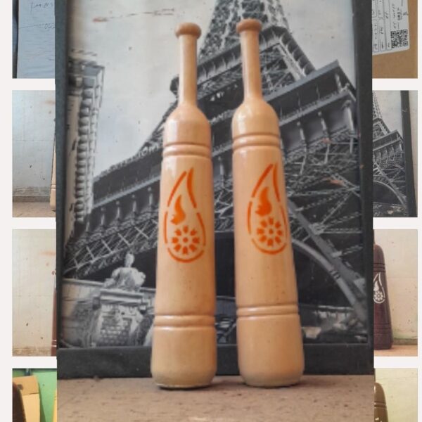 Persian Wooden Meel Clubs 3.4 Kg Each - ShopiPersia