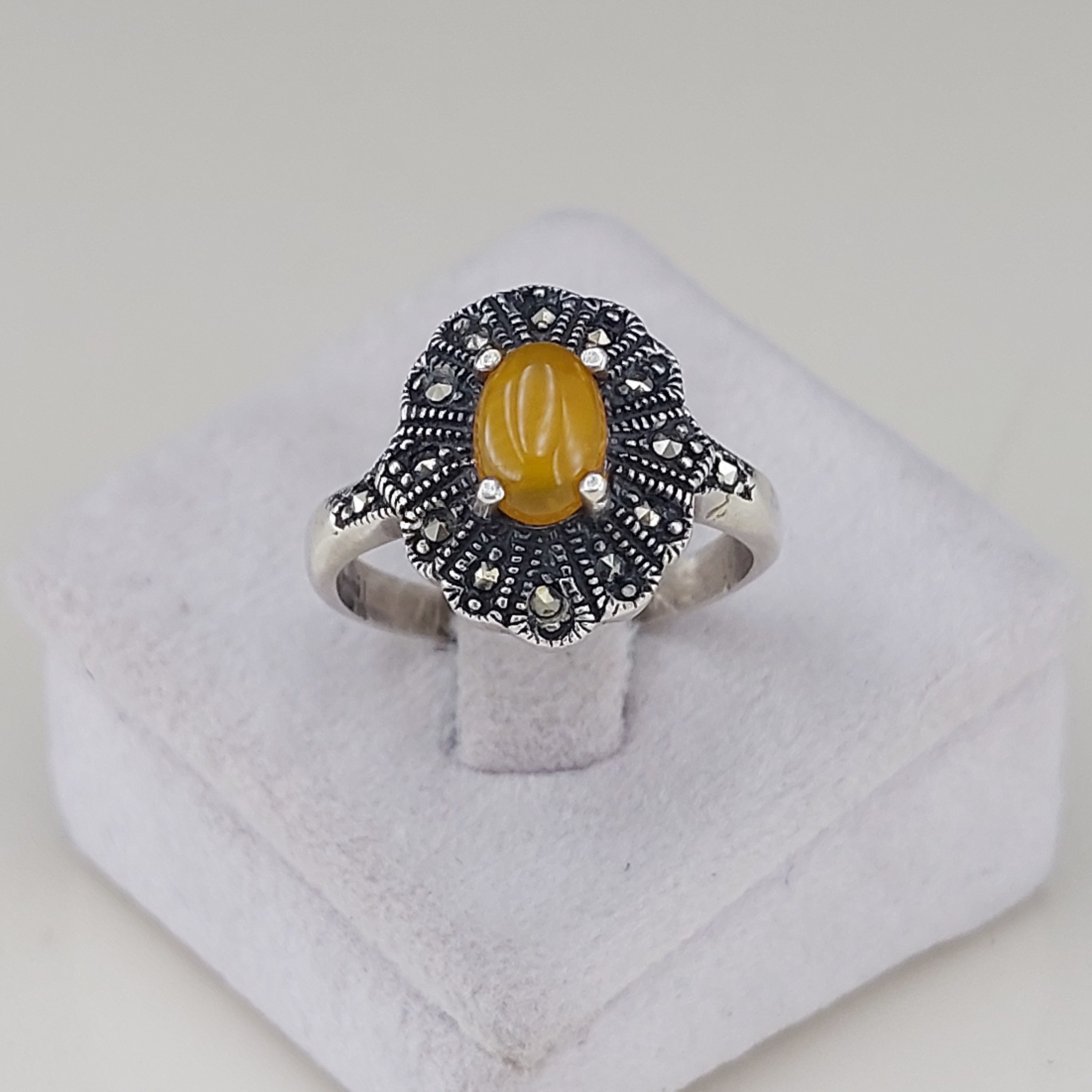 Persian Mystique – Silver Ring Engraved with Sharf al-Shams - ShopiPersia