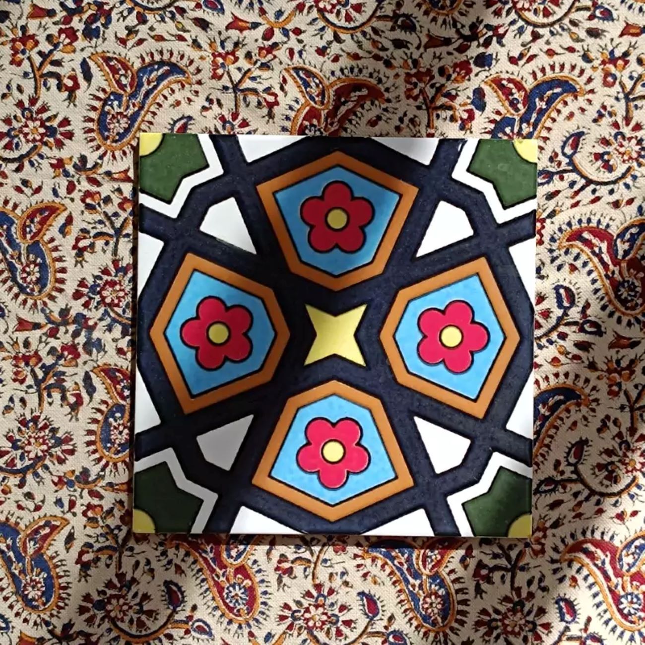 Persian Tiles – Wall and Floor Tile Quick and Easy Installation 25 Pcs ...