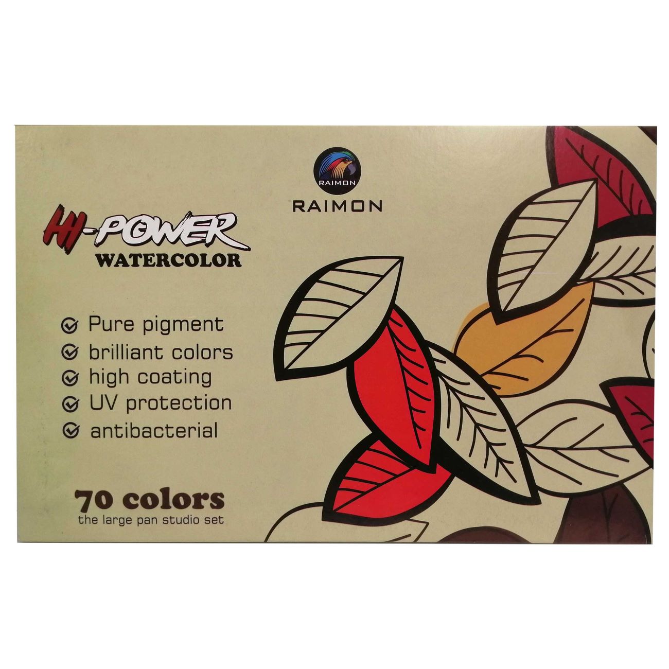 Raymon 70-Color Watercolor Set High-Performance Colors for All Your Art ...
