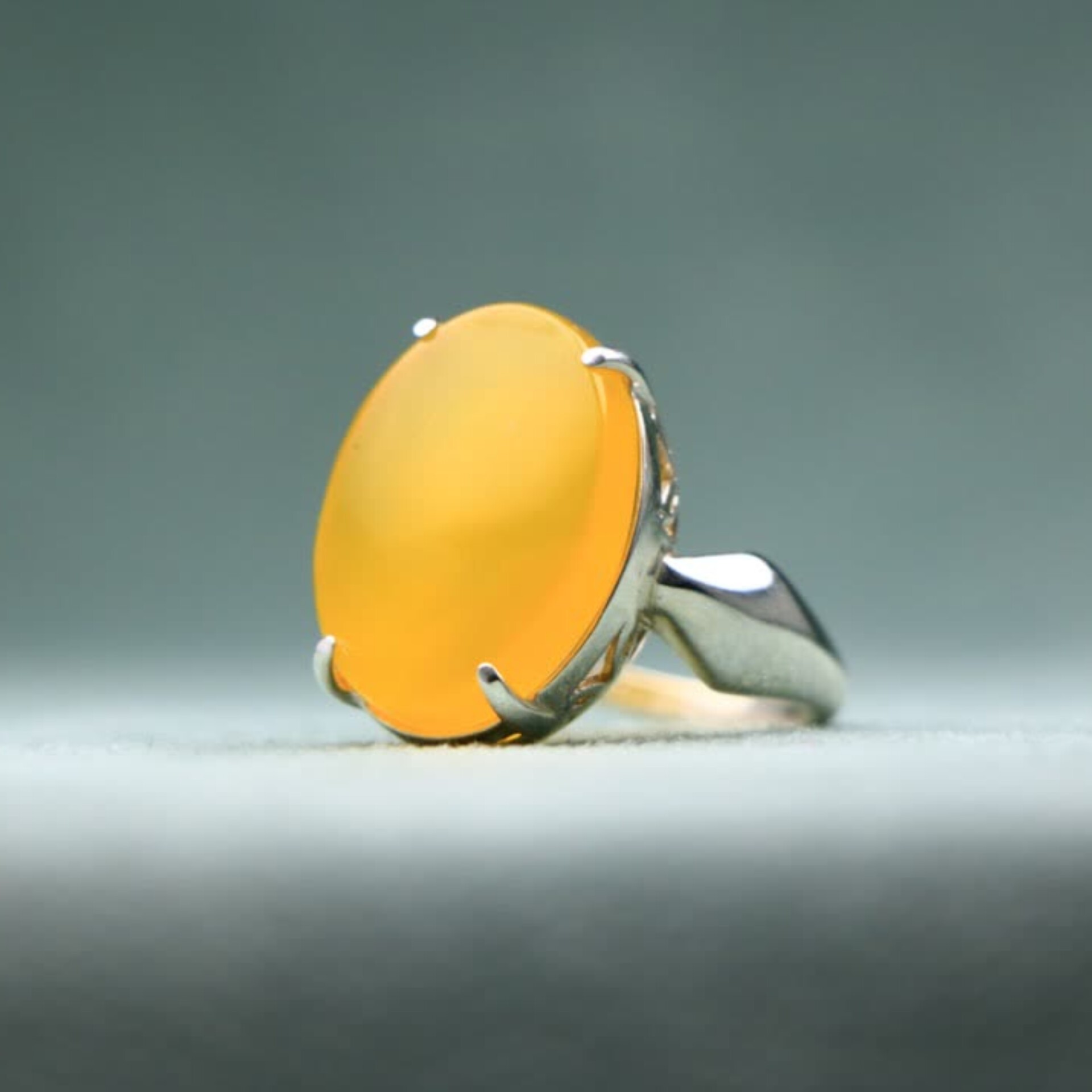 Persian Dur-e Najaf Silver Ring For Men Elegance Borhan