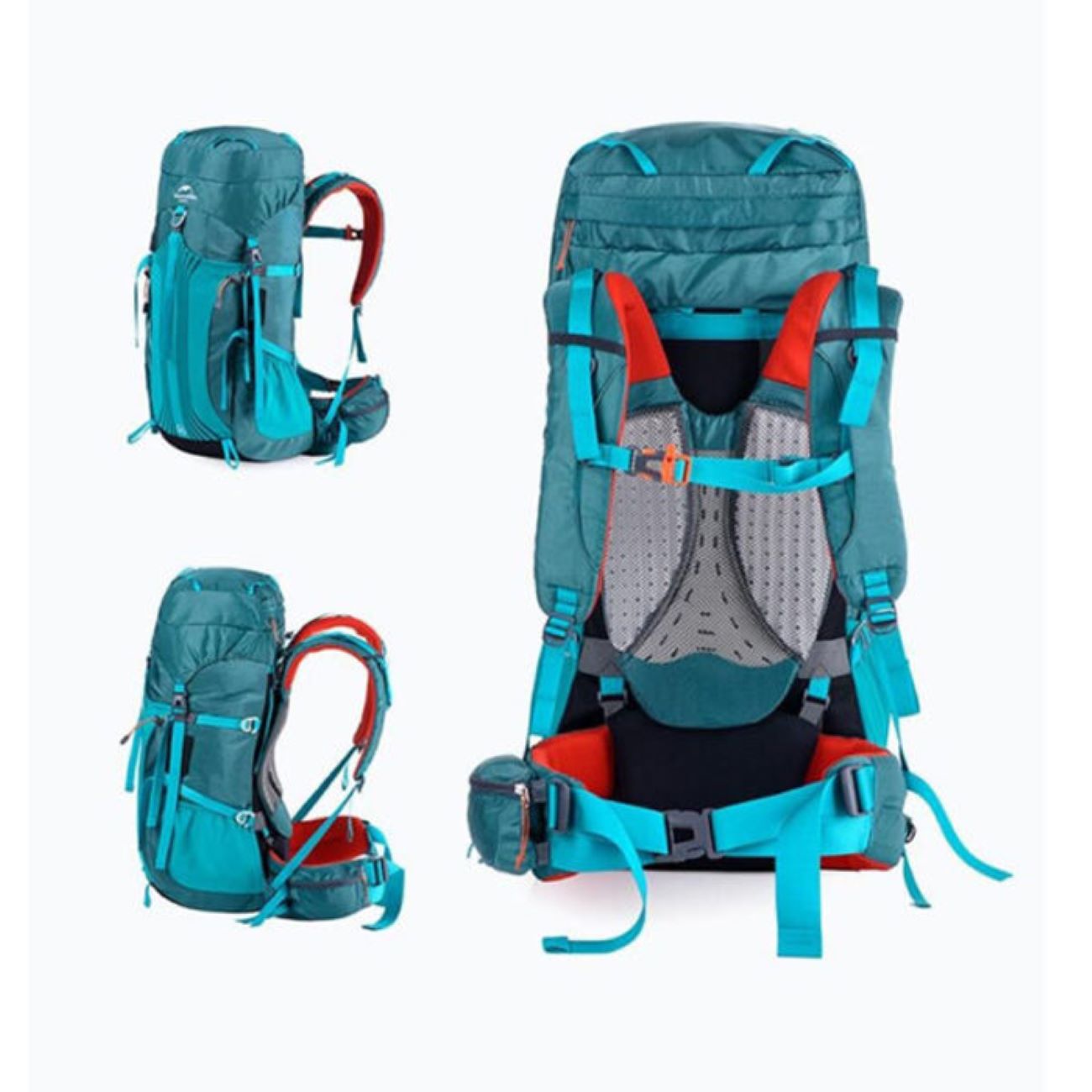 Water-Resistant 55L Hiking Backpack Nature Hike Brand - ShopiPersia