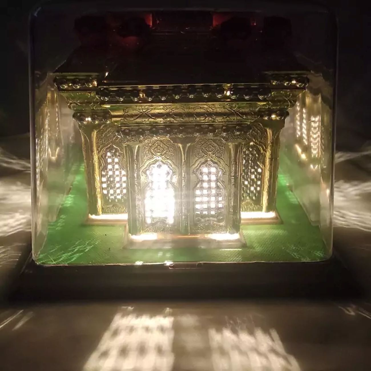 bedside lamp Maquette Model of the Shrine of Imam Hussein with a Frame ...