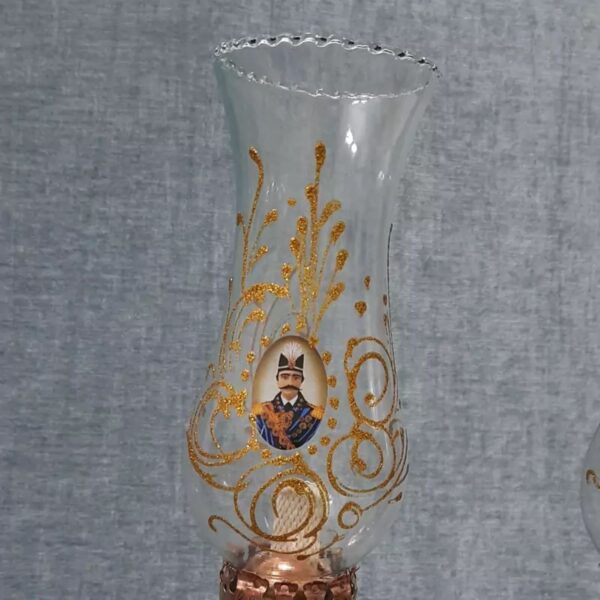 Copper Oil Lamp, Vintage Persian Style with Elegant Handcrafted ...