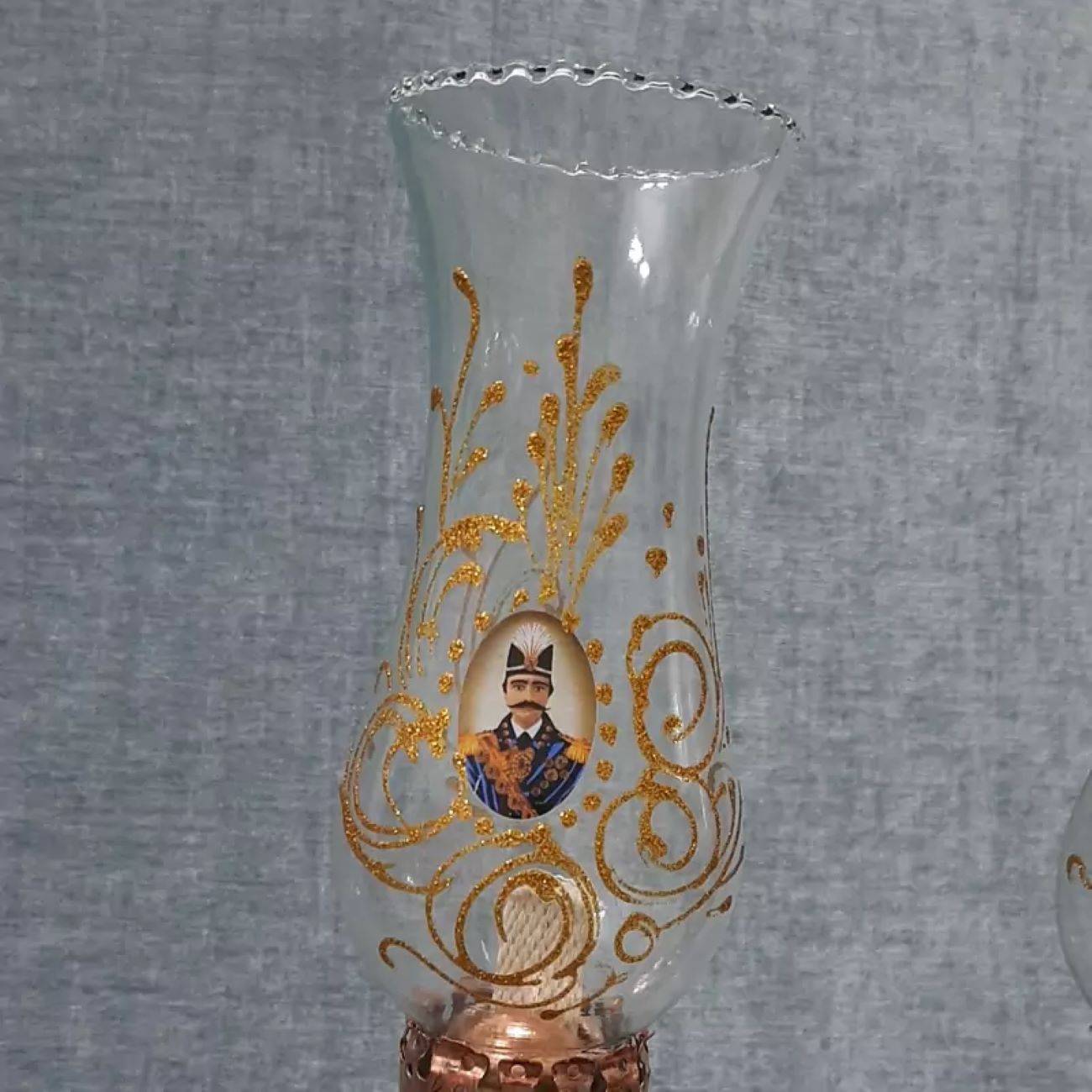 Copper Oil Lamp, Vintage Persian Style with Elegant Handcrafted ...
