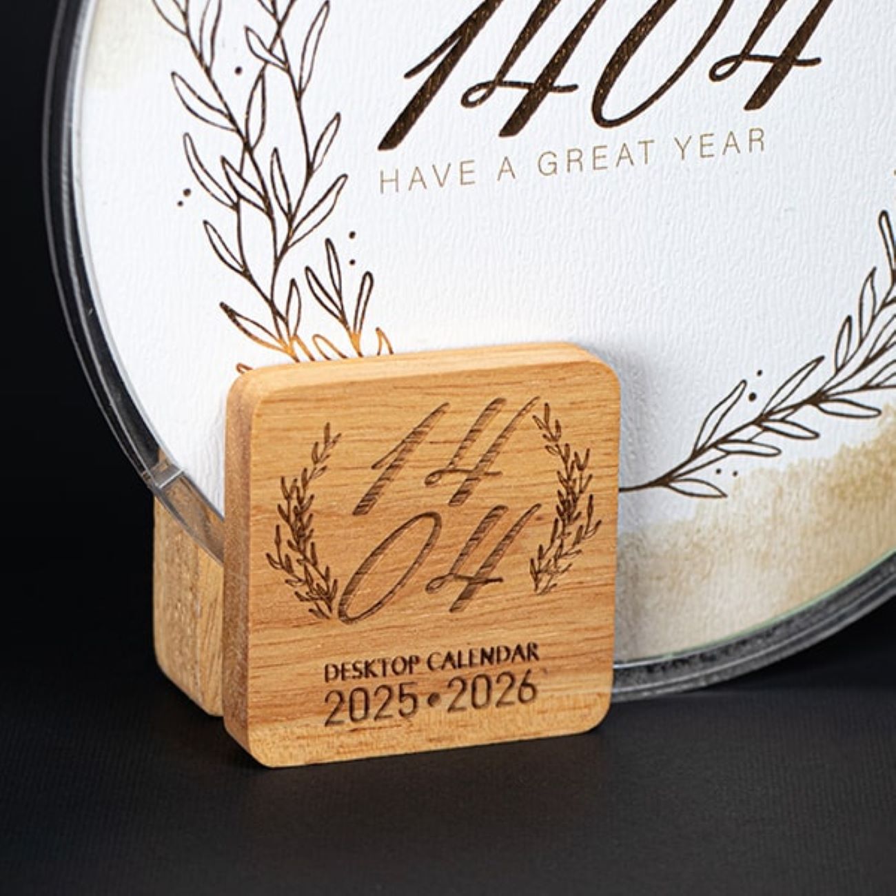 Desk Calendar for the Year 1404 - Circle Design Artistic Model ...