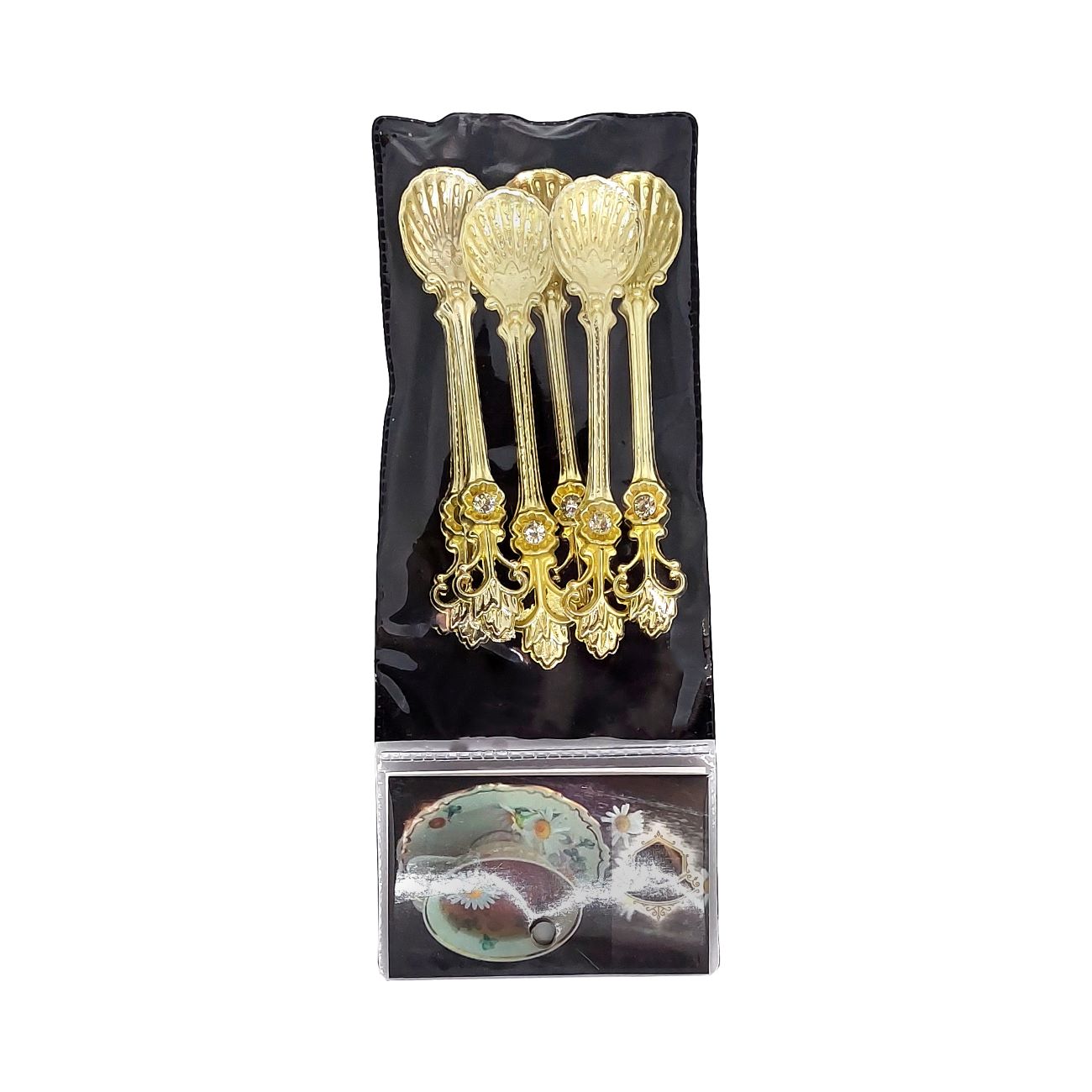 Gem Tea Spoon Set – Elegant 6-Piece Collection for Stylish Dining ...