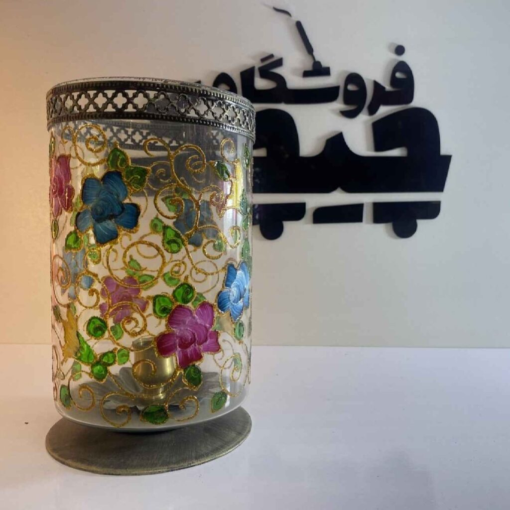 Persian Pottery Candlestick Handmade with Persian Inspired Design ...