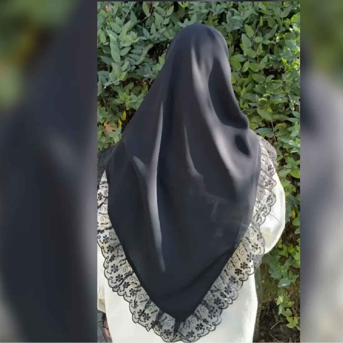 Scarf for Women - Scarf with Arm Cover Trimmed Edges Design - ShopiPersia