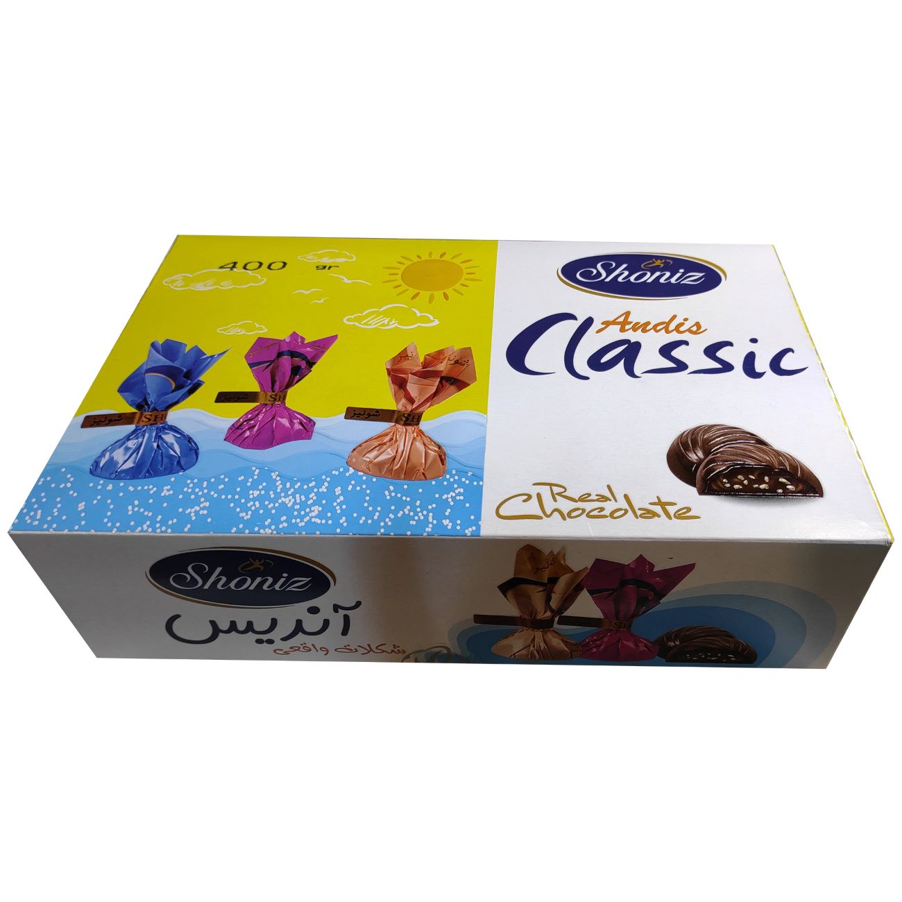 Shoniz Flag Hazelnut Filling Milky Chocolate - 400g - ShopiPersia