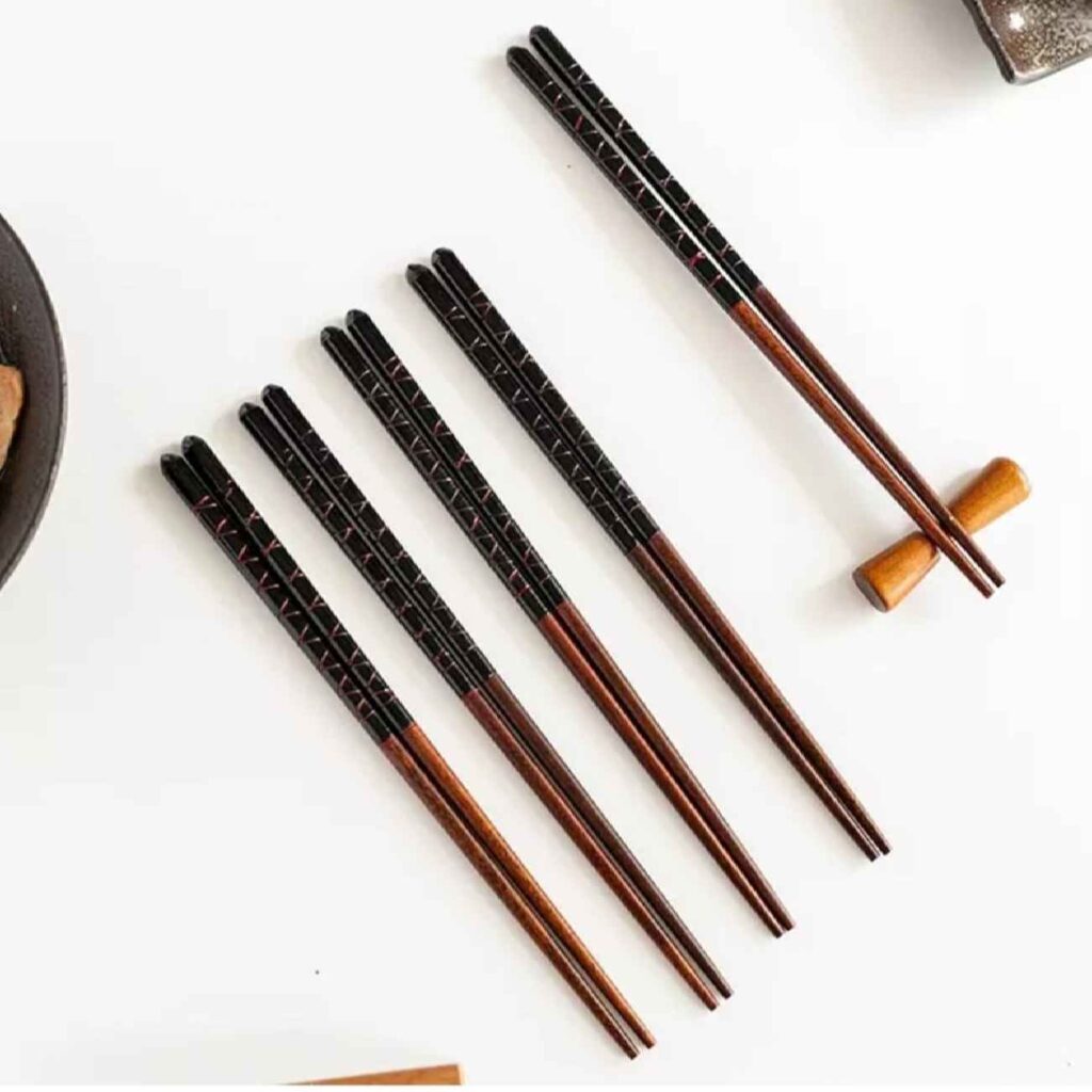 Wooden Chopstick – Made of Red Sandalwood (Set of 2) - ShopiPersia