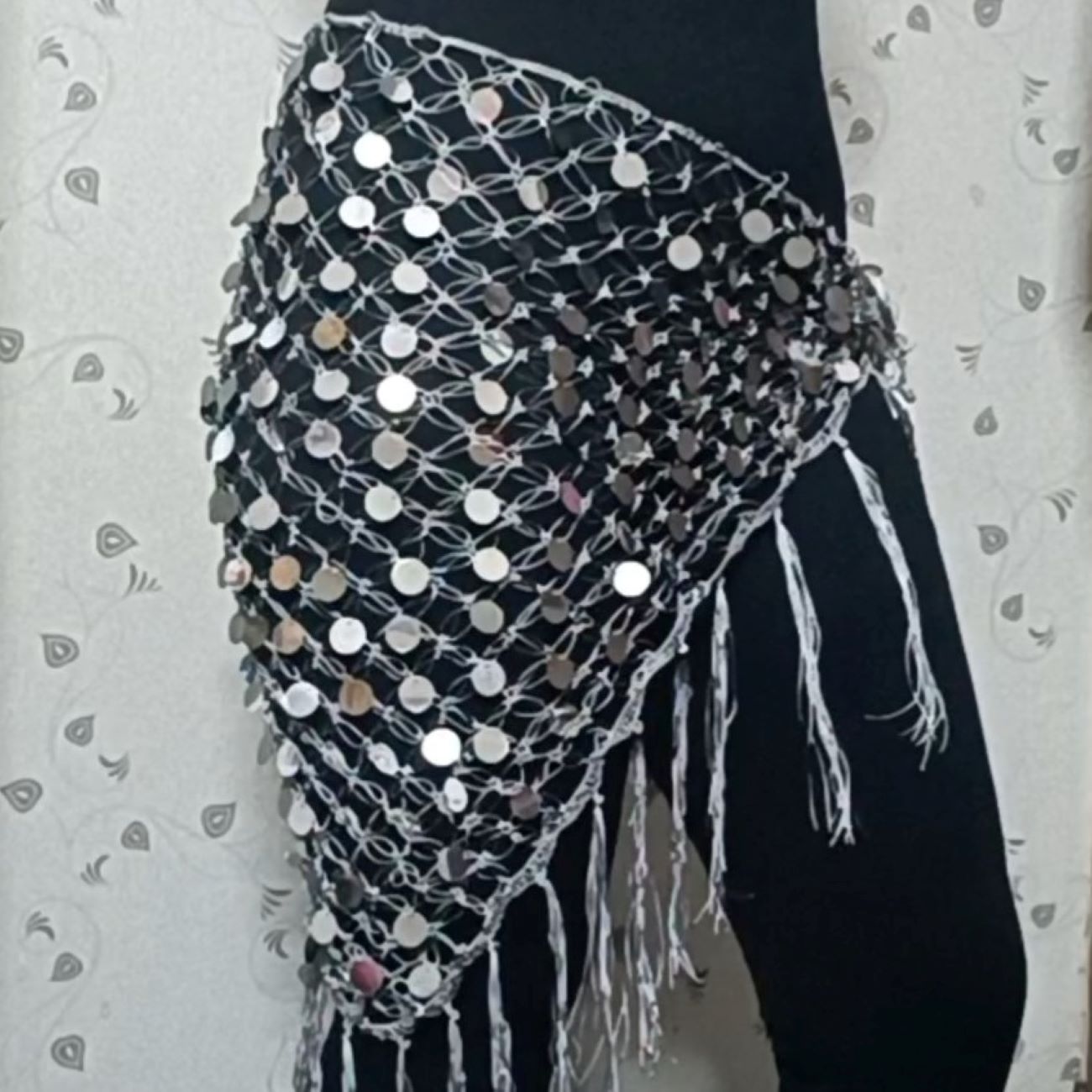 Belly Dance Hip Scarf with Coin for Women – Suitable for Costume and ...