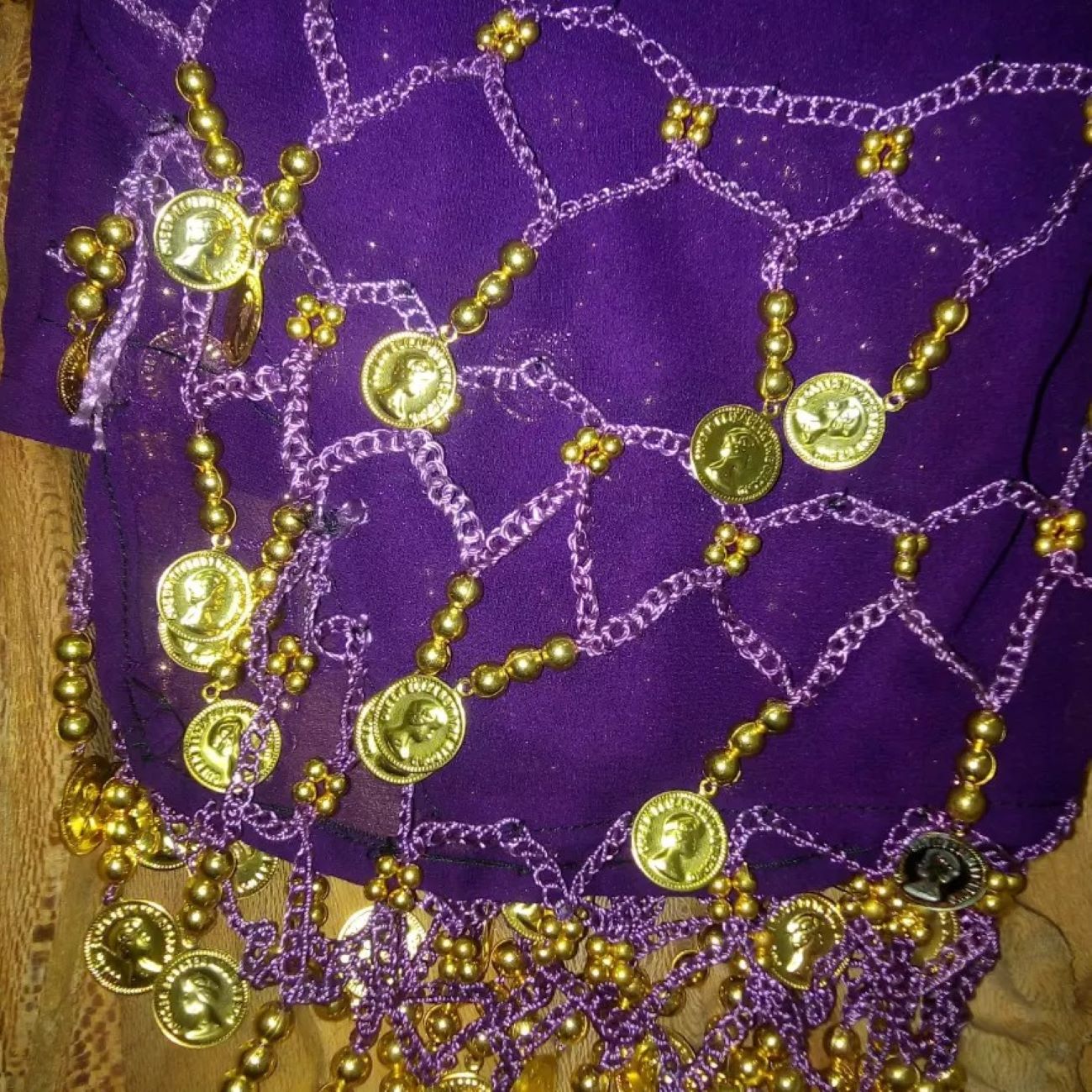 Coin Belly Dance Hip Scarf – Suitable for Festival and Party Accessory ...
