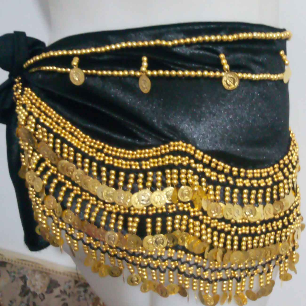 Coin Belly Dance Hip Scarf – Suitable for Beginners and Professionals ...