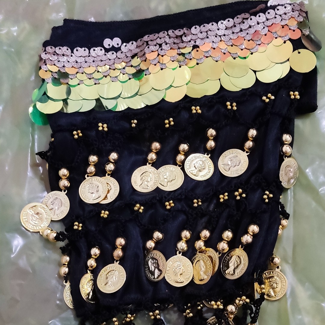 Coin Belly Dance Hip Scarf – Suitable for Shows and Classes - ShopiPersia