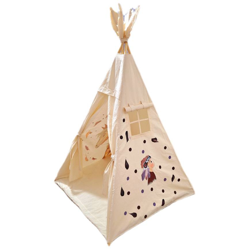 Kids Teepee Play Tent – Fun & Comfy Hideaway for Children - ShopiPersia