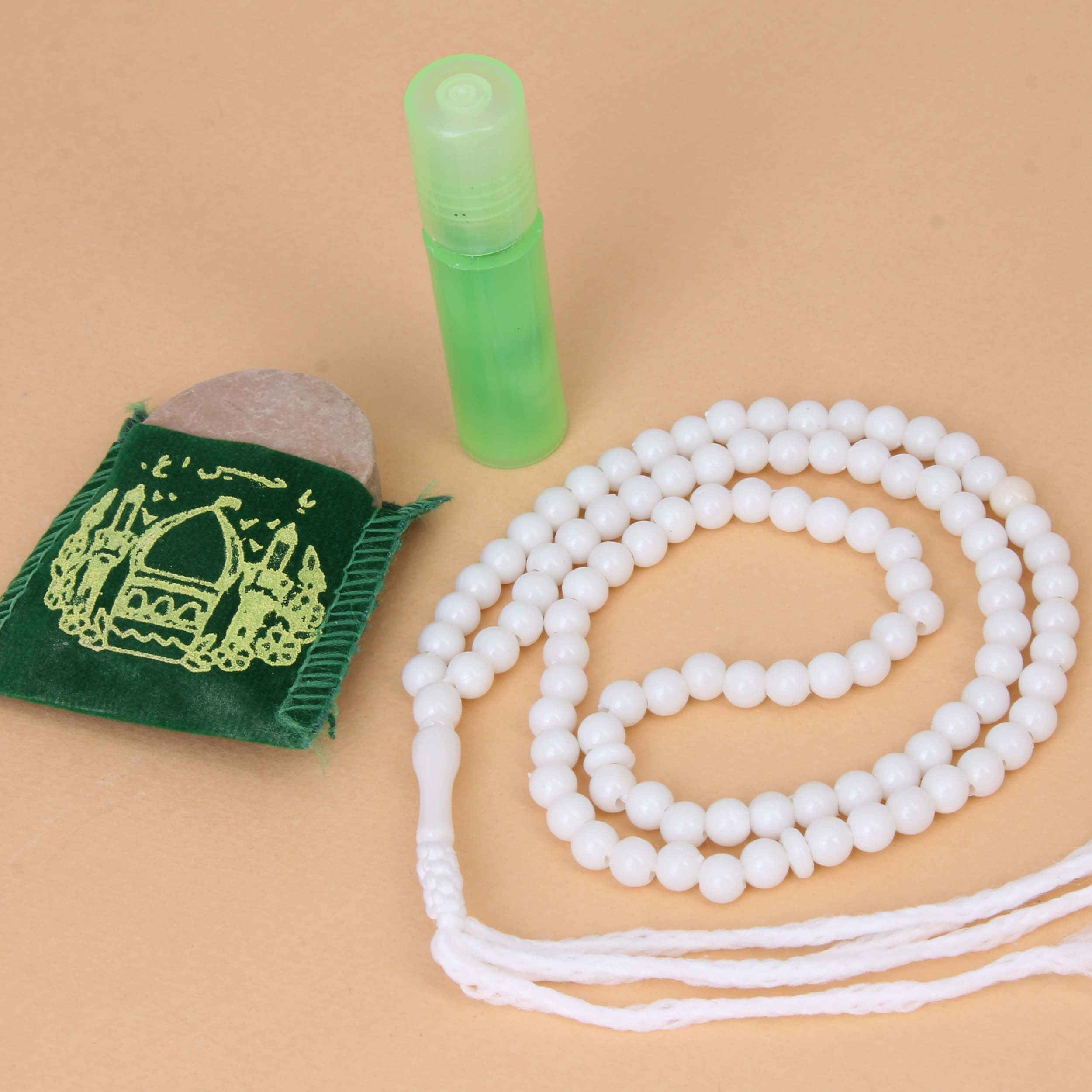 Turbah with Rosary & Perfume - Complete Islamic Prayer Set (4x ...