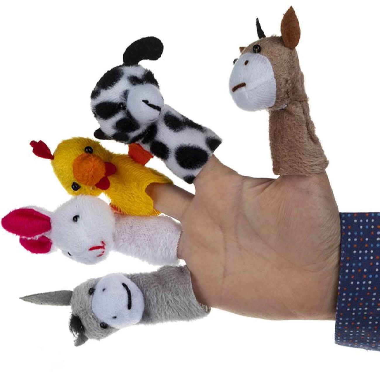 Animal Finger Puppet Toy – Interactive Kids Puppet for Storytelling ...