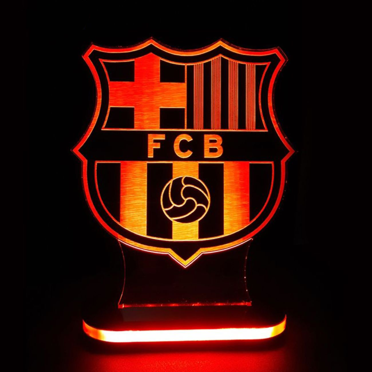 Barcelona Team Logo Design Night Light - ShopiPersia