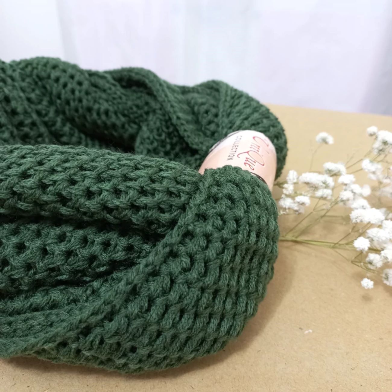 Handwoven Ring Neck Scarf - Winter Cowl Scarf - ShopiPersia