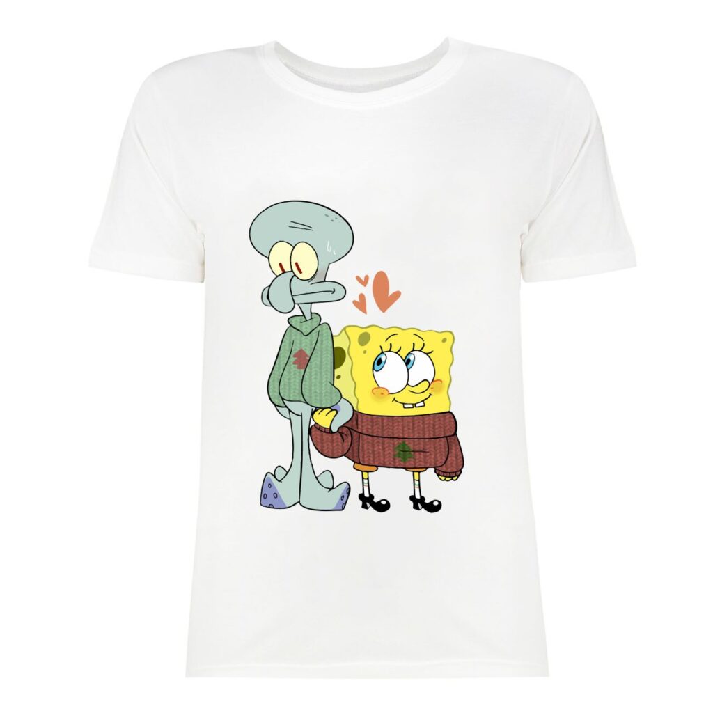 Premium Cotton Kids T-Shirt – Soft & Durable Fabric SpongeBob Design ...
