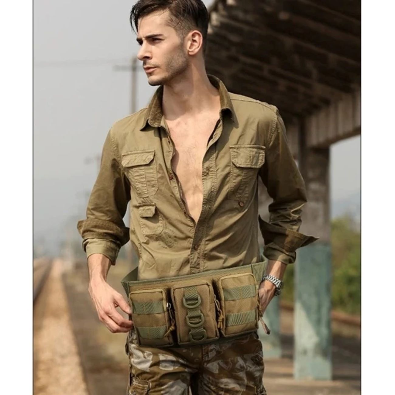 Tactical Adventure Fanny Pack for Men – Ideal for Travel, Trekking ...