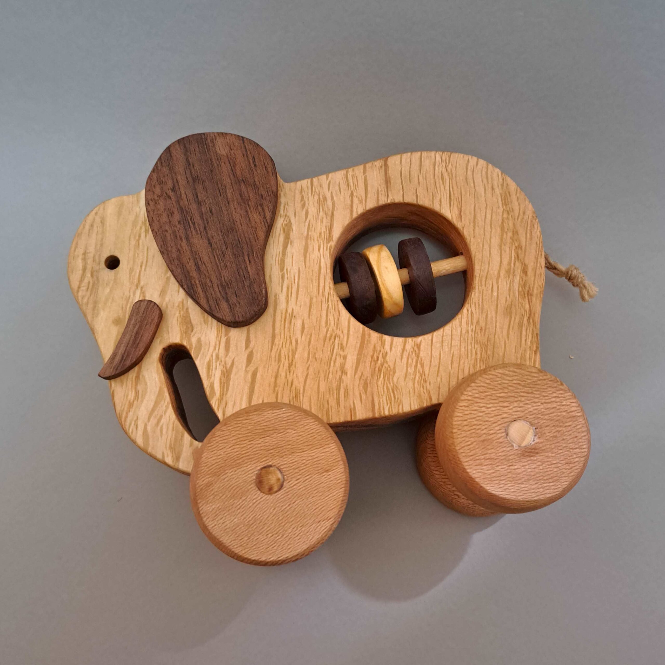 Wooden Elephant Baby Rattle – Natural, Safe & Eco-Friendly Toy ...