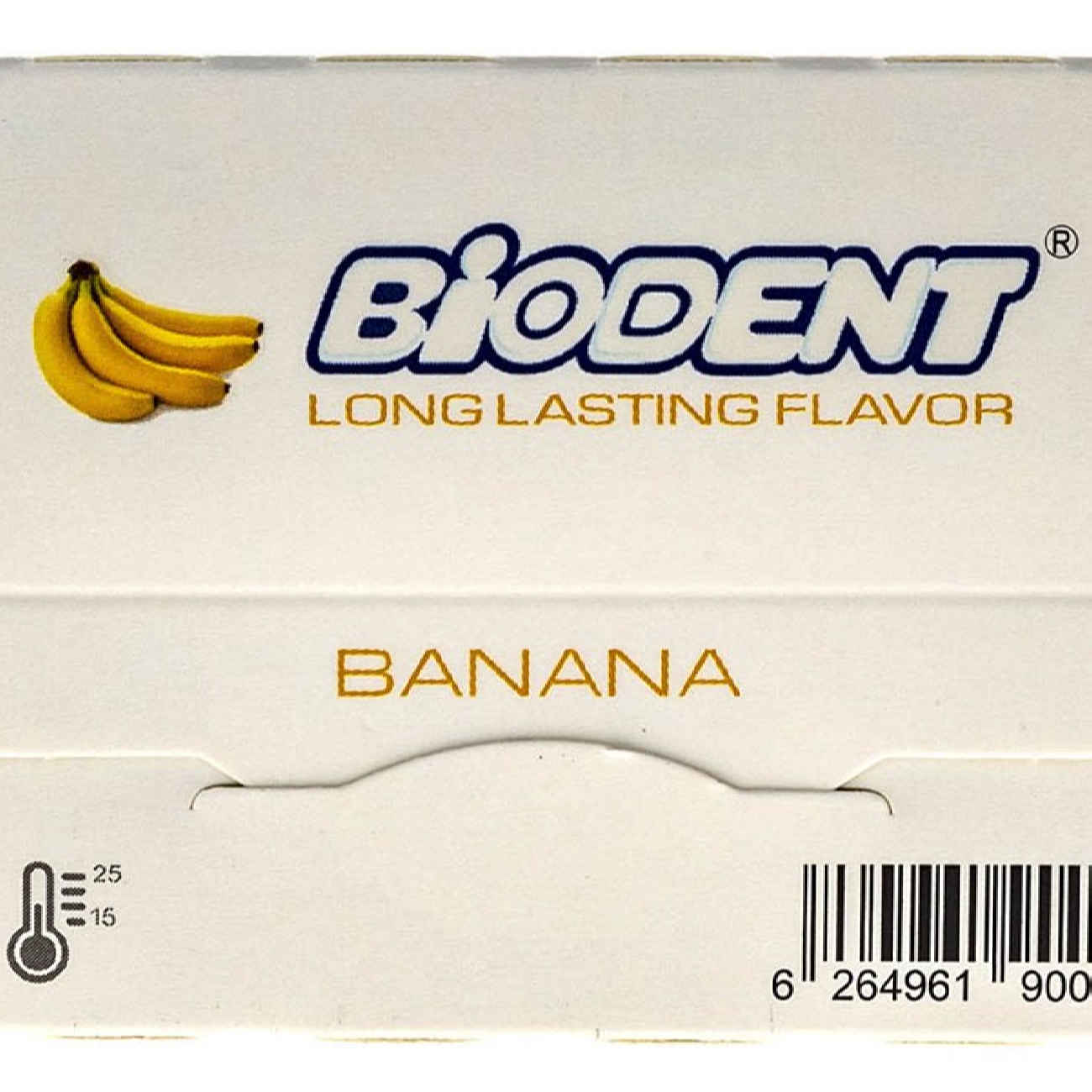 Sugar-Free Mini Stick Chewing Gum with Banana Flavor by Biodent (12 Pcs ...