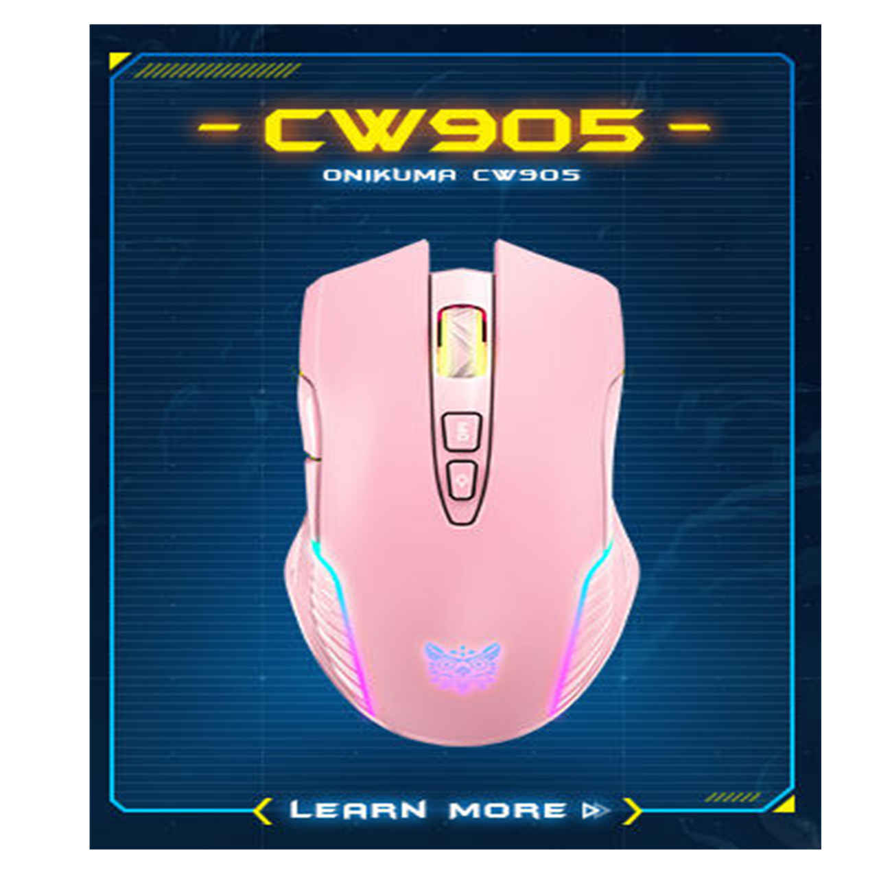 Wireless Gaming Mouse – 6 Buttons, Optical Sensor, 3600 DPI, 2.4GHz ...